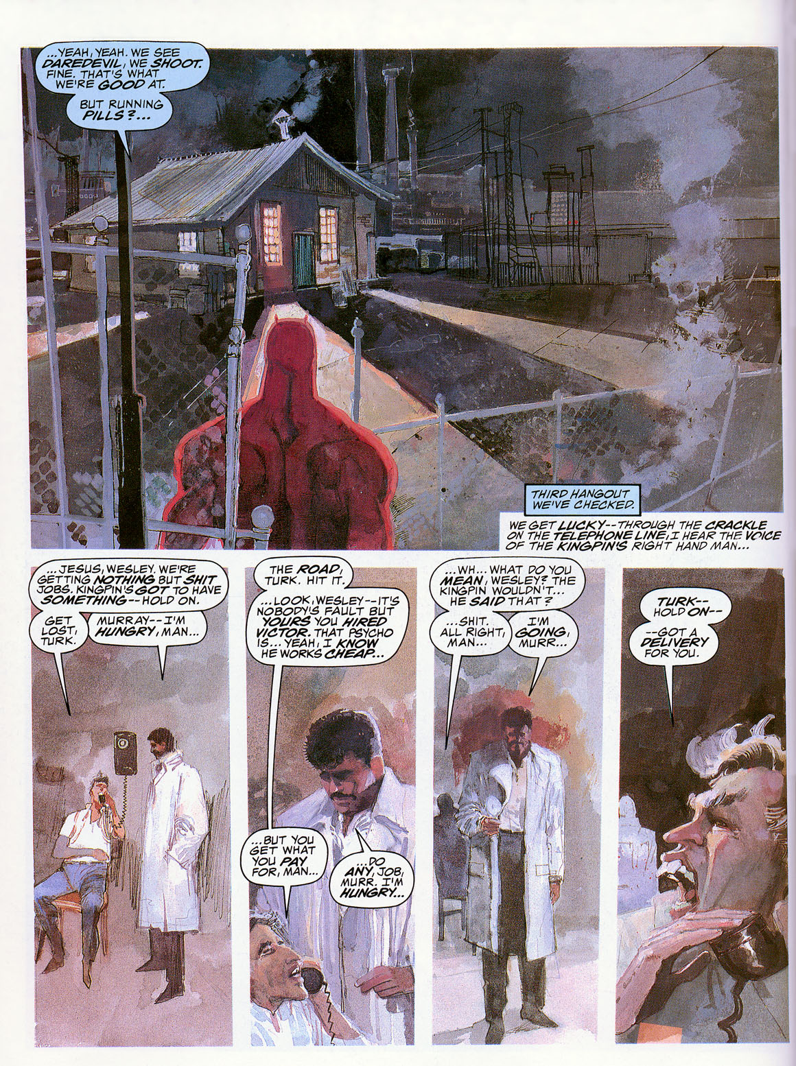 Read online Marvel Graphic Novel comic - Issue #24 - Daredevil - Love & War