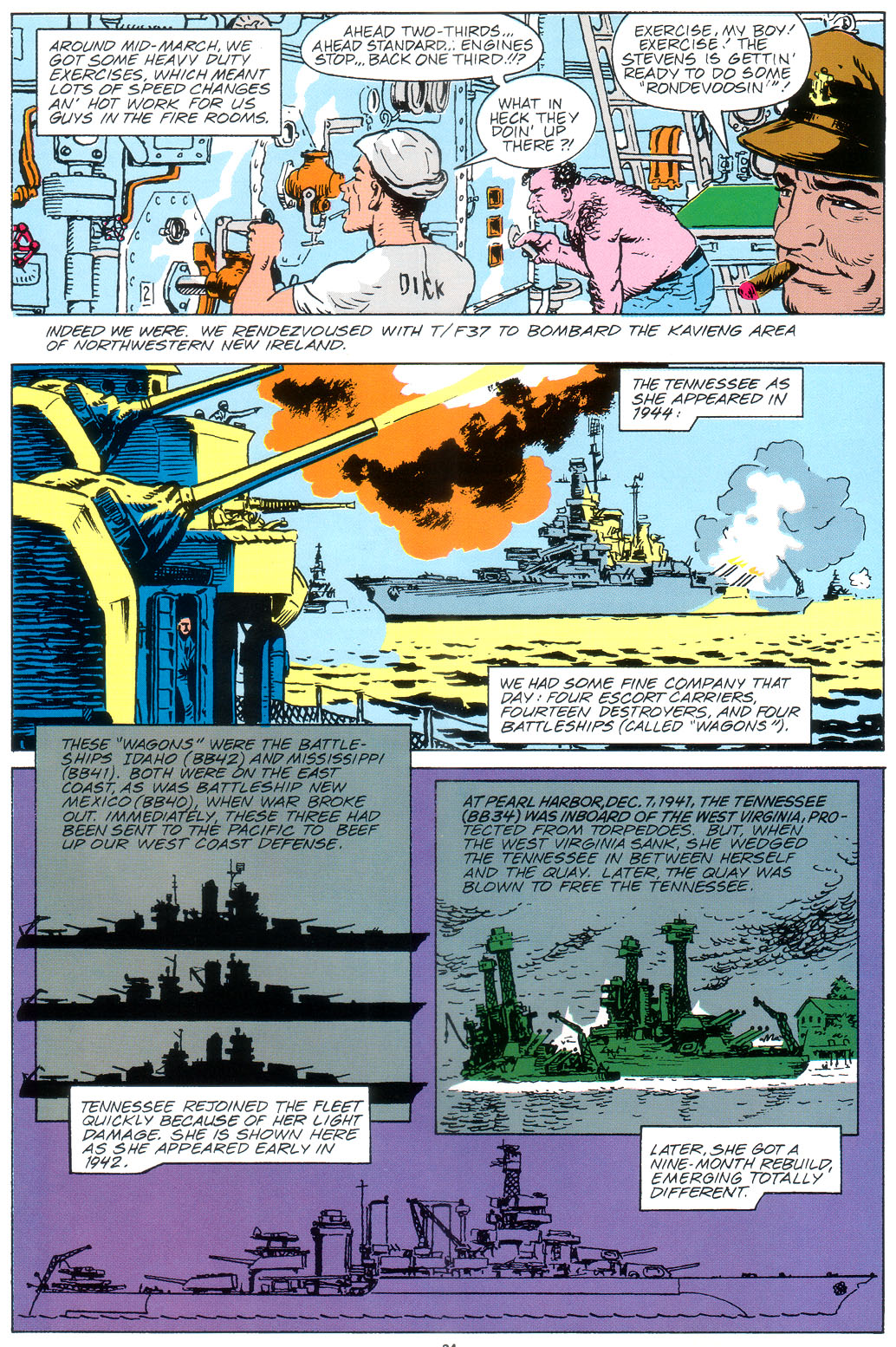Read online Marvel Graphic Novel comic - Issue #48 - A Sailors Story ...