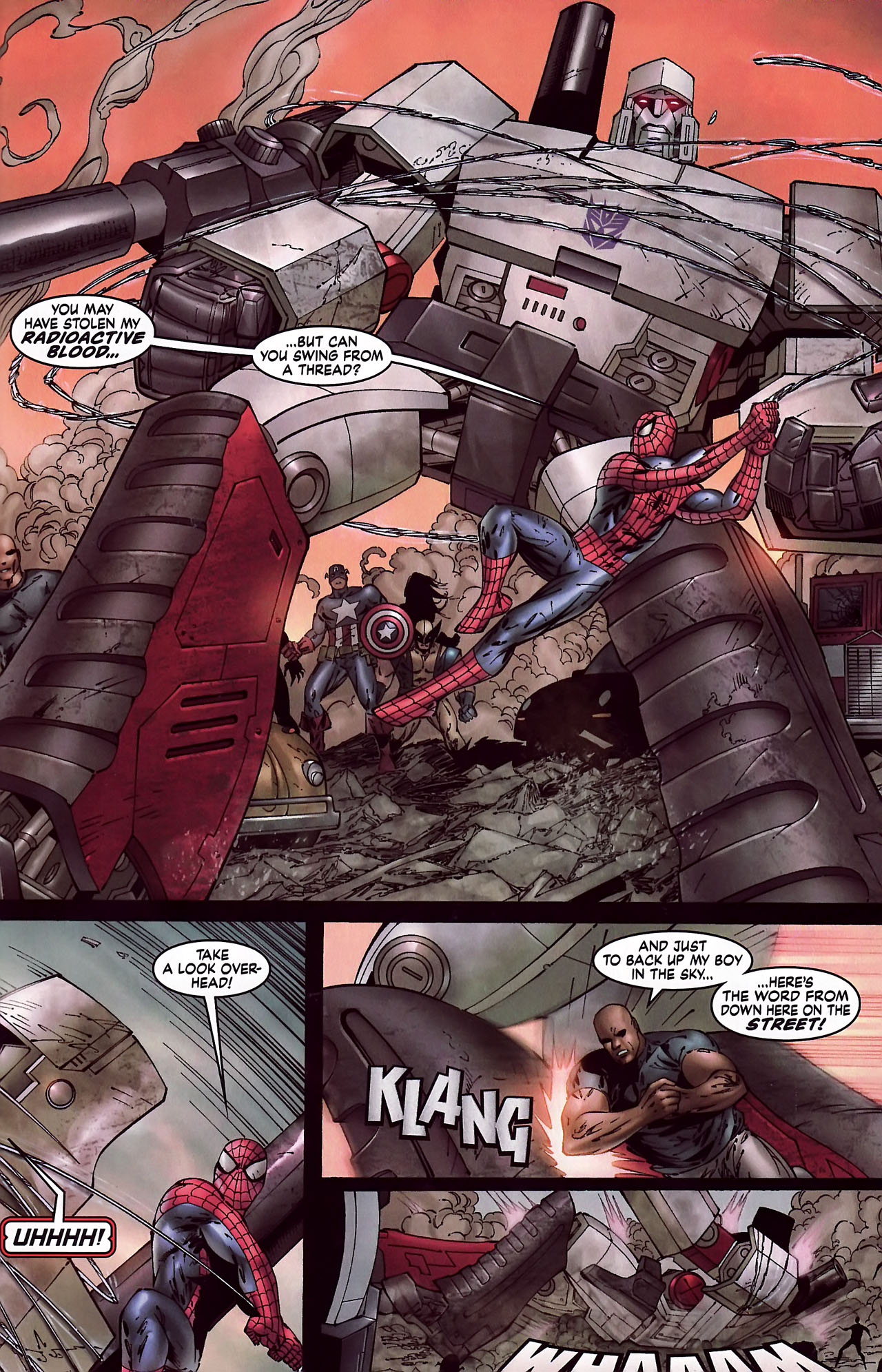 Read online New Avengers/Transformers comic - Issue #4