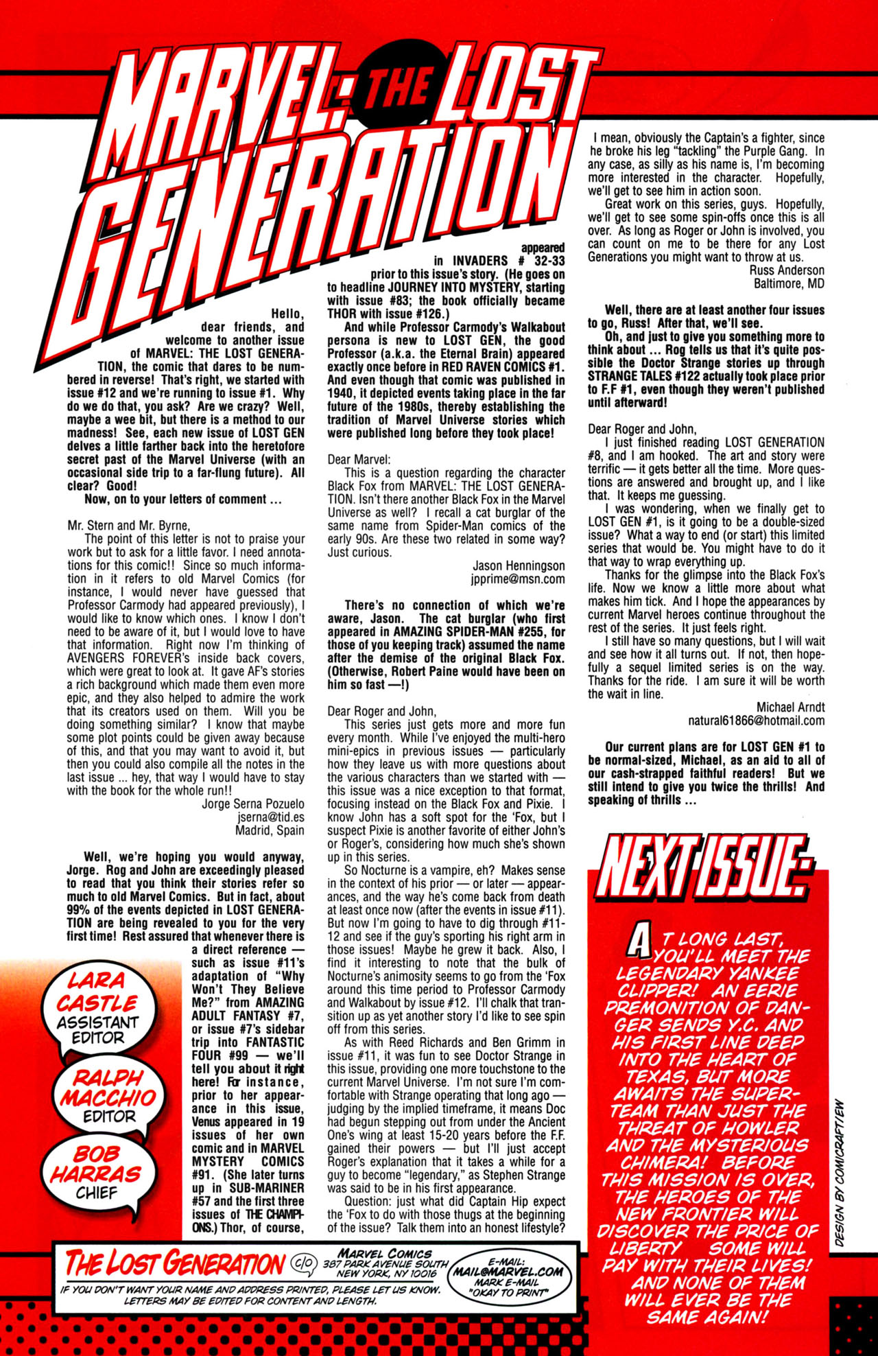 Read online Marvel: The Lost Generation comic - Issue #5