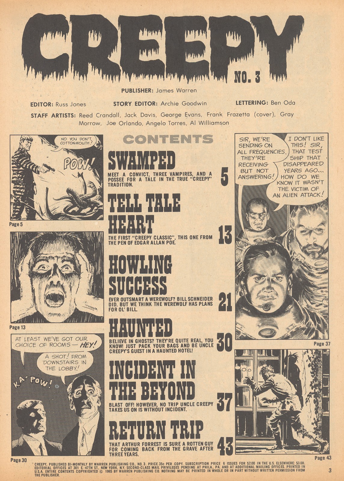 Read online Creepy (1964) comic - Issue #3