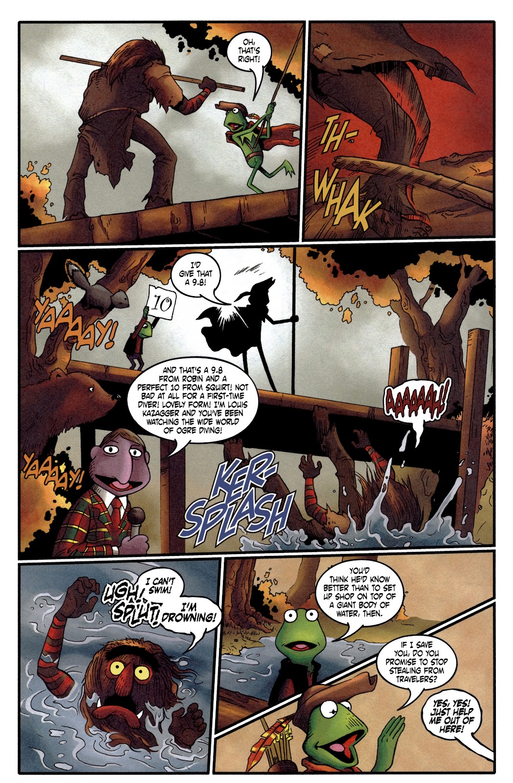 Read online Muppet Robin Hood comic - Issue #1