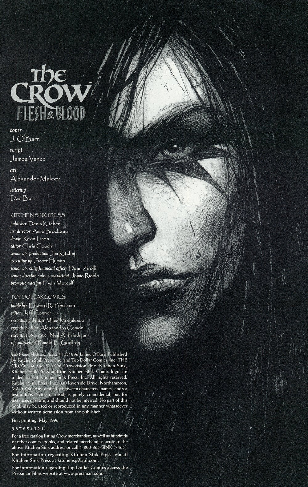 Read online The Crow: Flesh and Blood comic - Issue #1