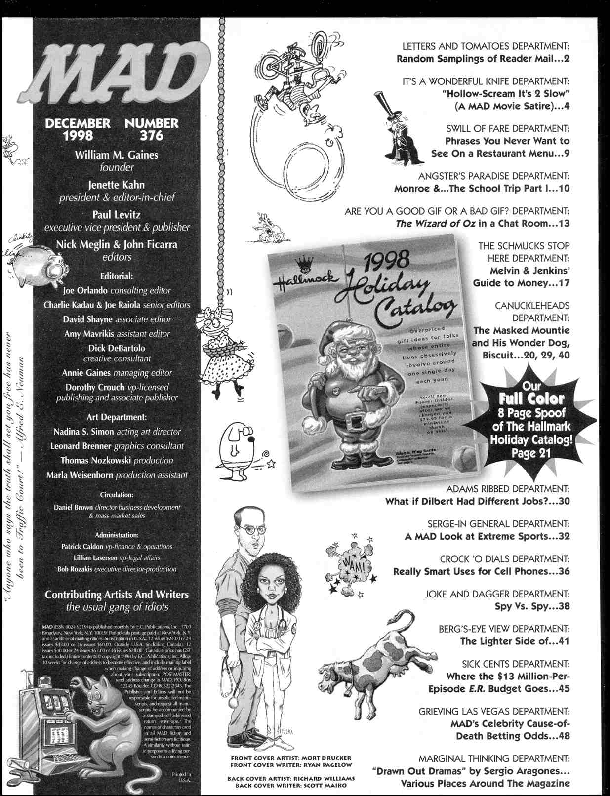 Read online MAD comic - Issue #376