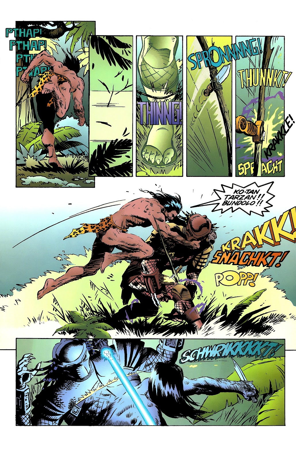 Tarzan vs. Predator at the Earth’s Core 002 | Read All Comics Online