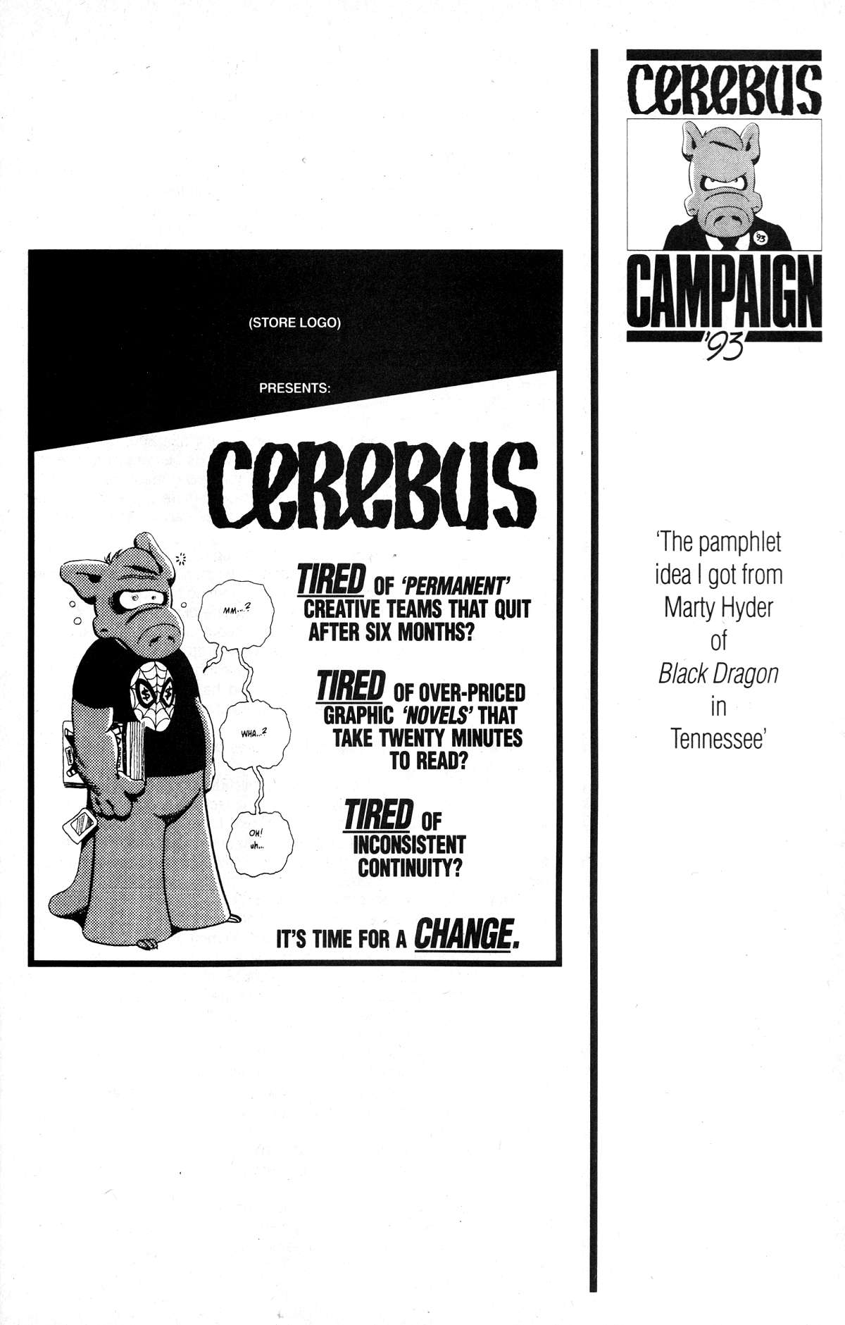 Read online Cerebus comic - Issue #167