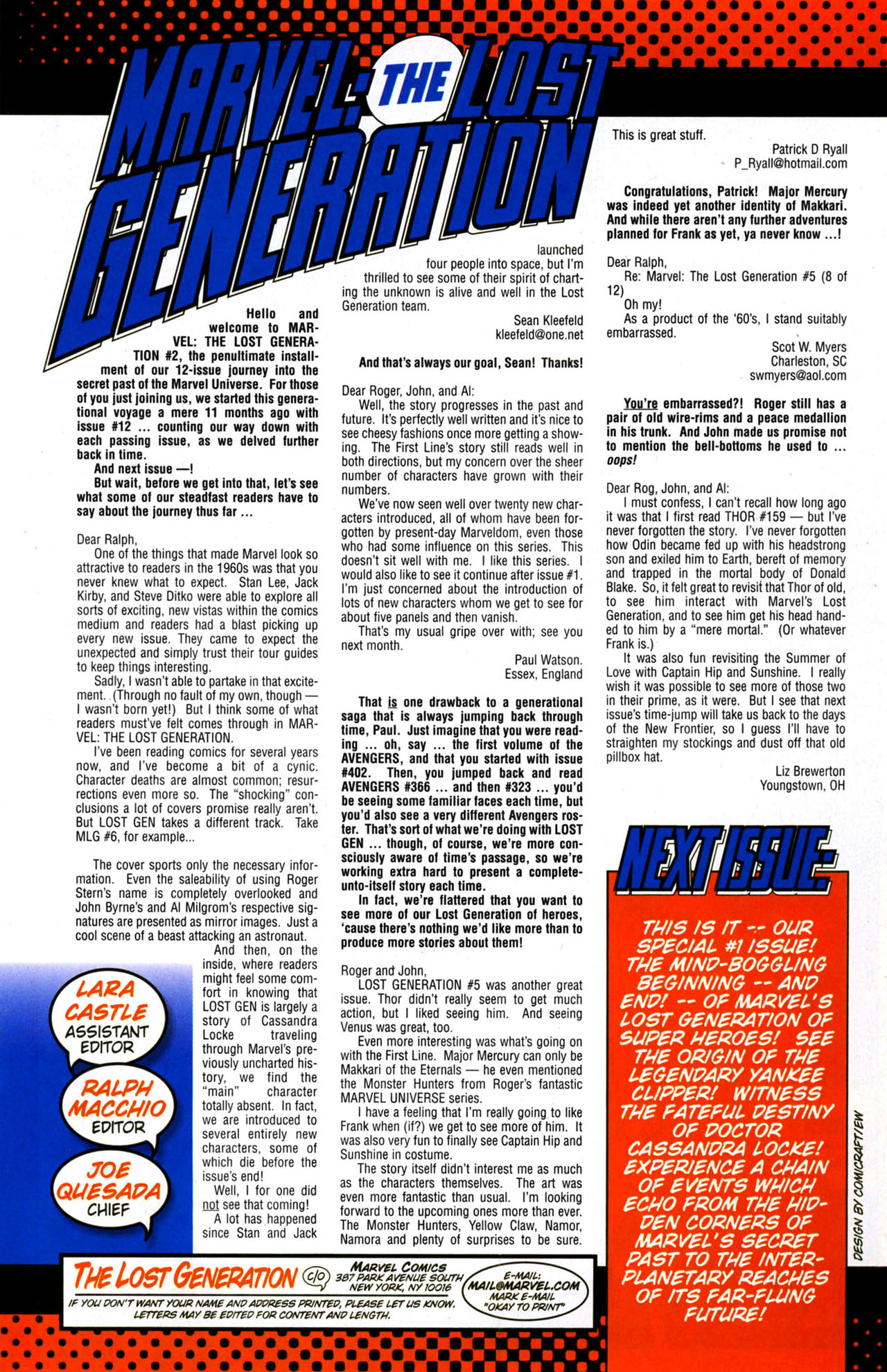 Read online Marvel: The Lost Generation comic - Issue #2