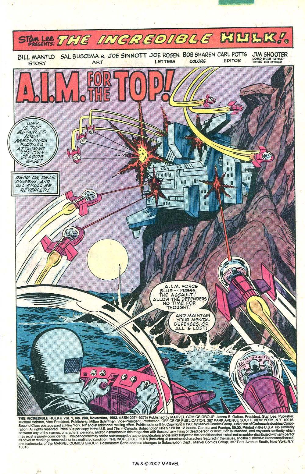 Read online The Incredible Hulk (1968) comic - Issue #289