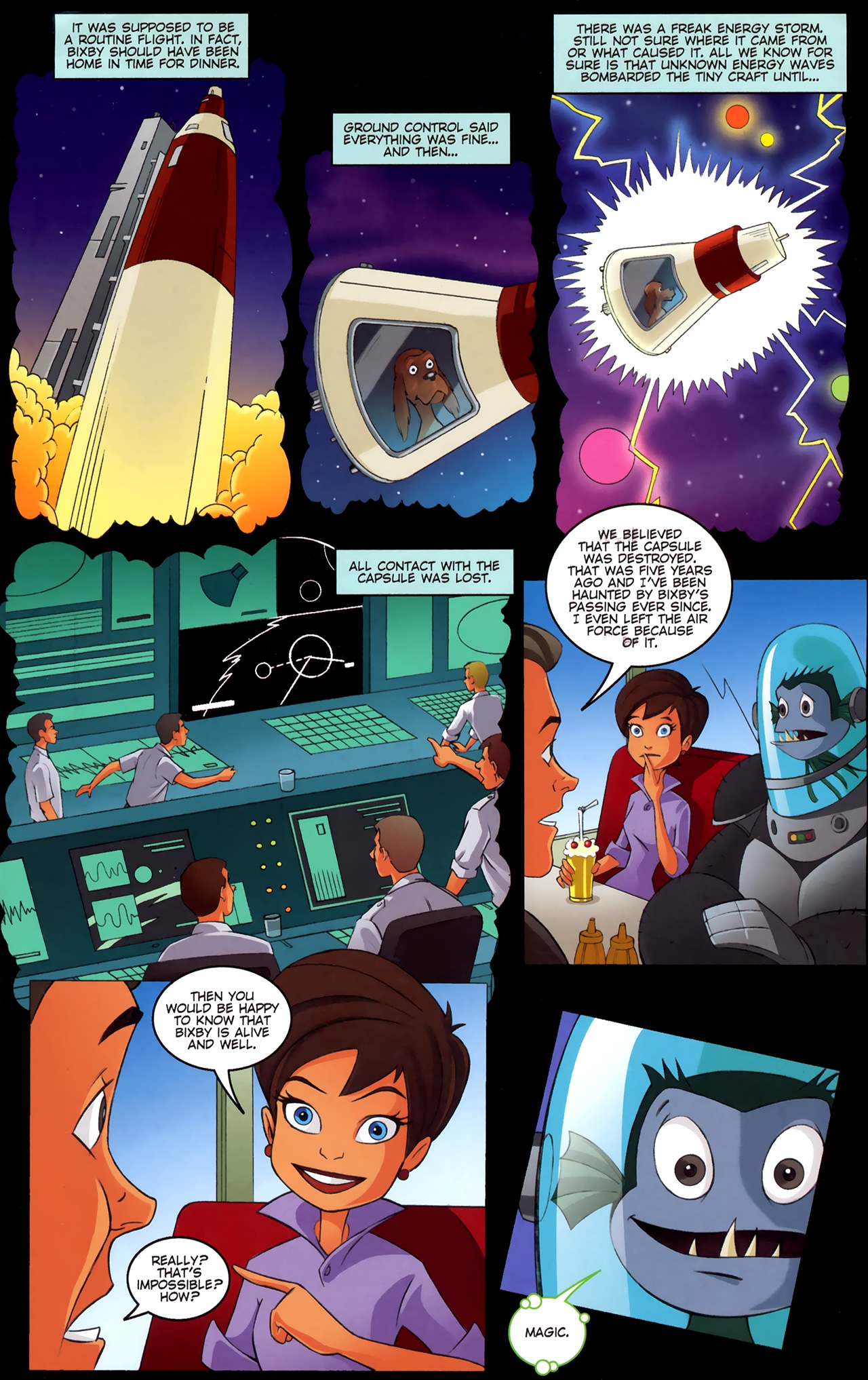 Read online Megamind: Bad. Blue. Brilliant. comic - Issue #3