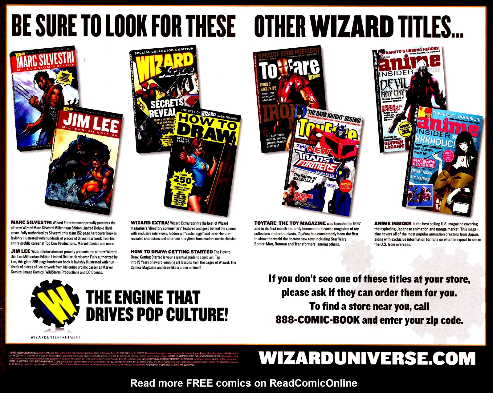 Read online Wizard How to Draw Sampler comic - Issue # Full