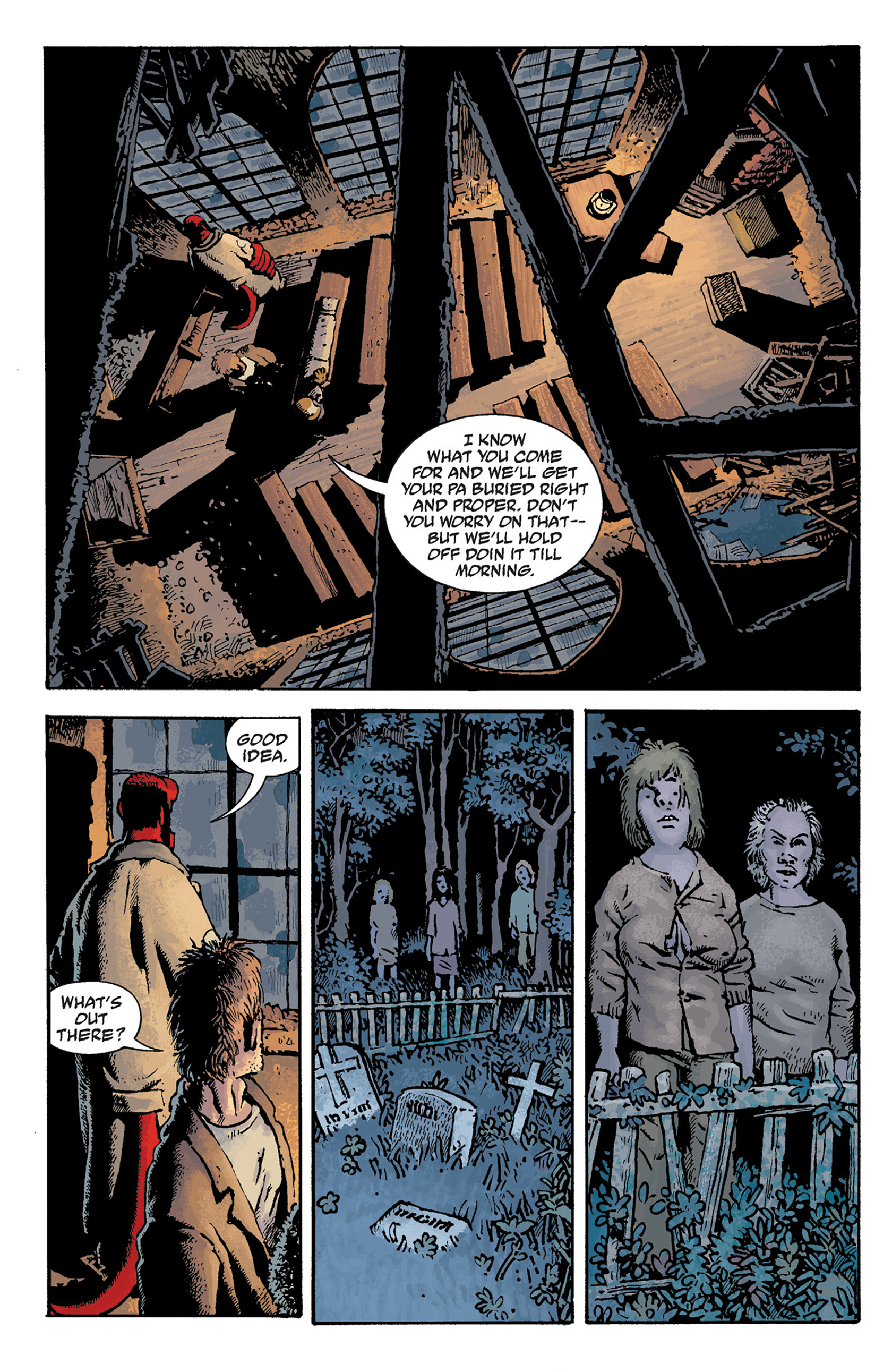 Read online Hellboy: The Crooked Man and Others comic - Issue # TPB