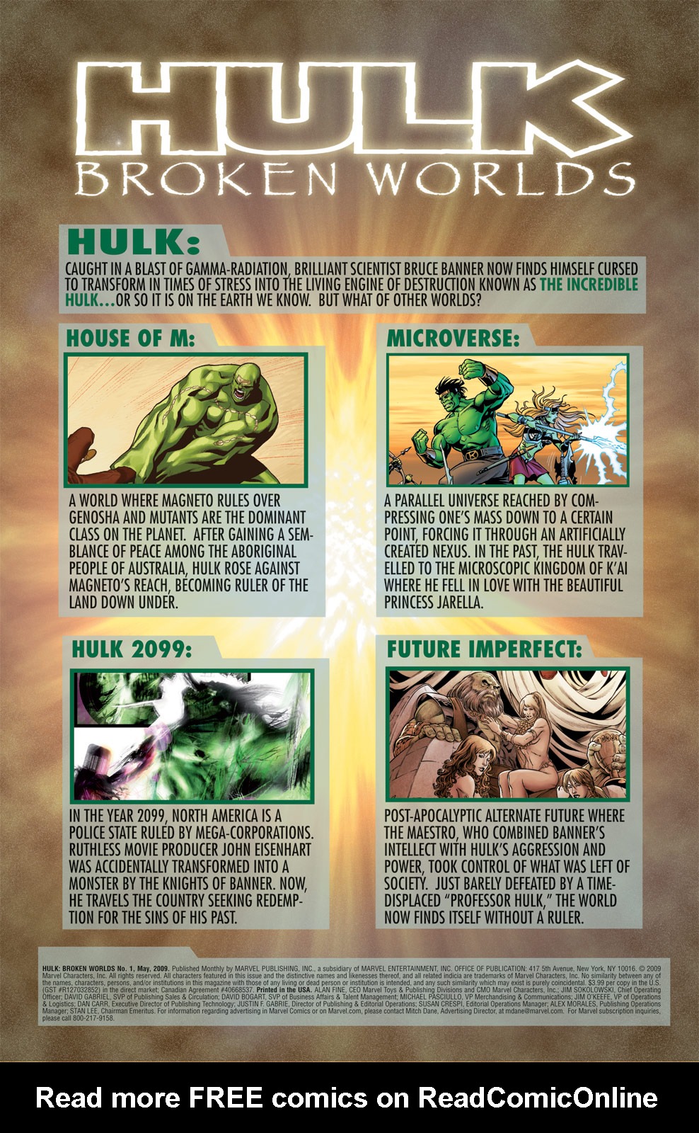 Read online Hulk: Broken Worlds comic - Issue #1