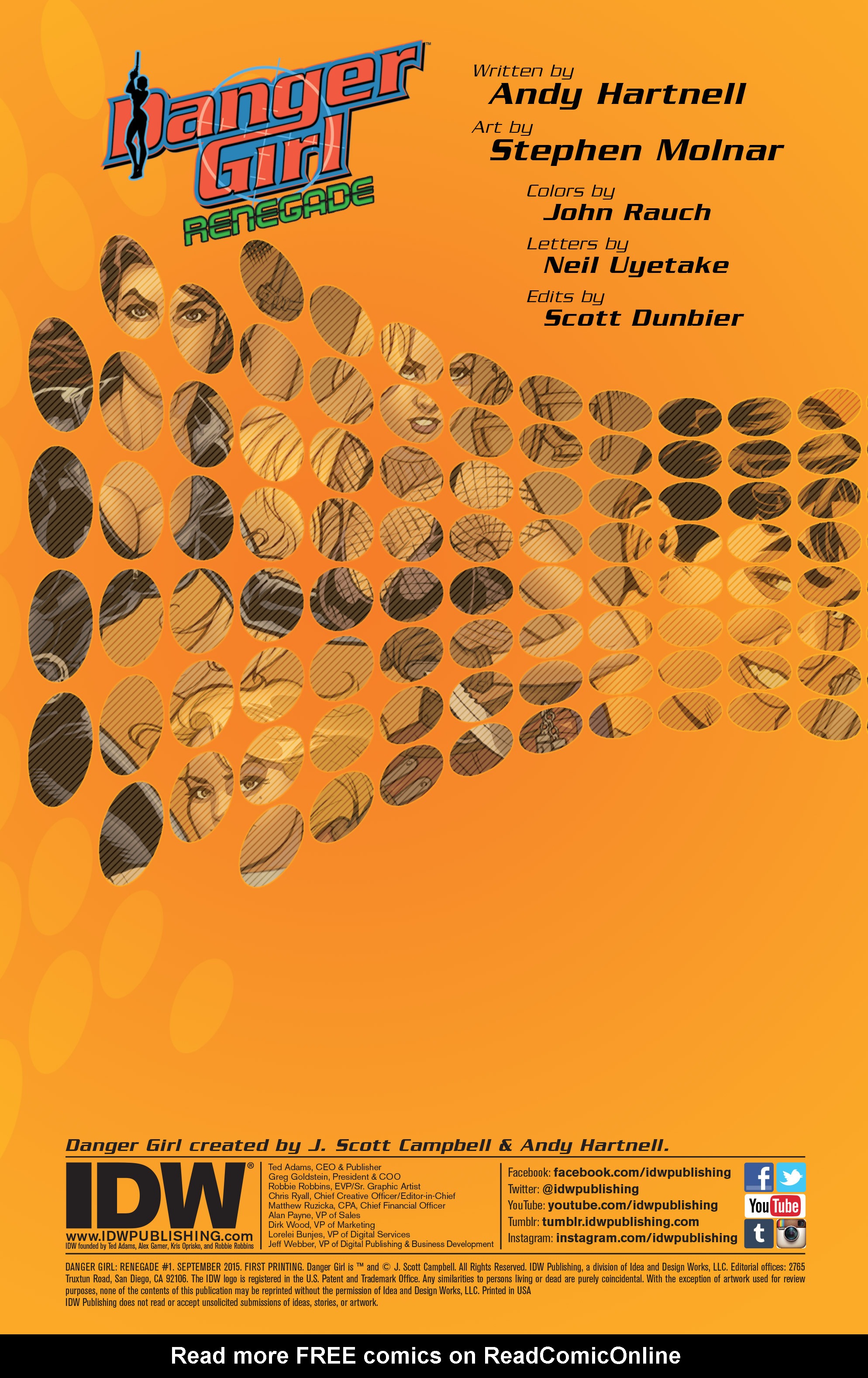 Read Online Danger Girl Renegade Comic Issue 1