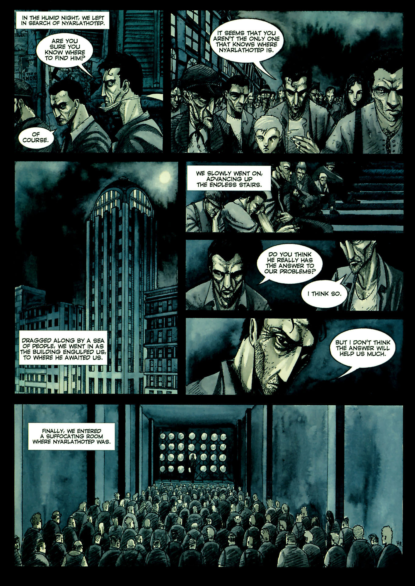 Read online H.P. Lovecraft - The Temple comic - Issue # Full