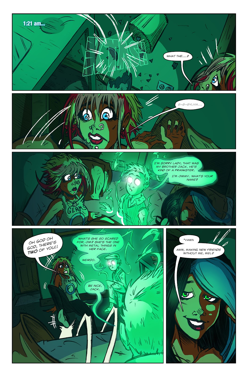 Read online The Sapphire Spectre comic - Issue # Full