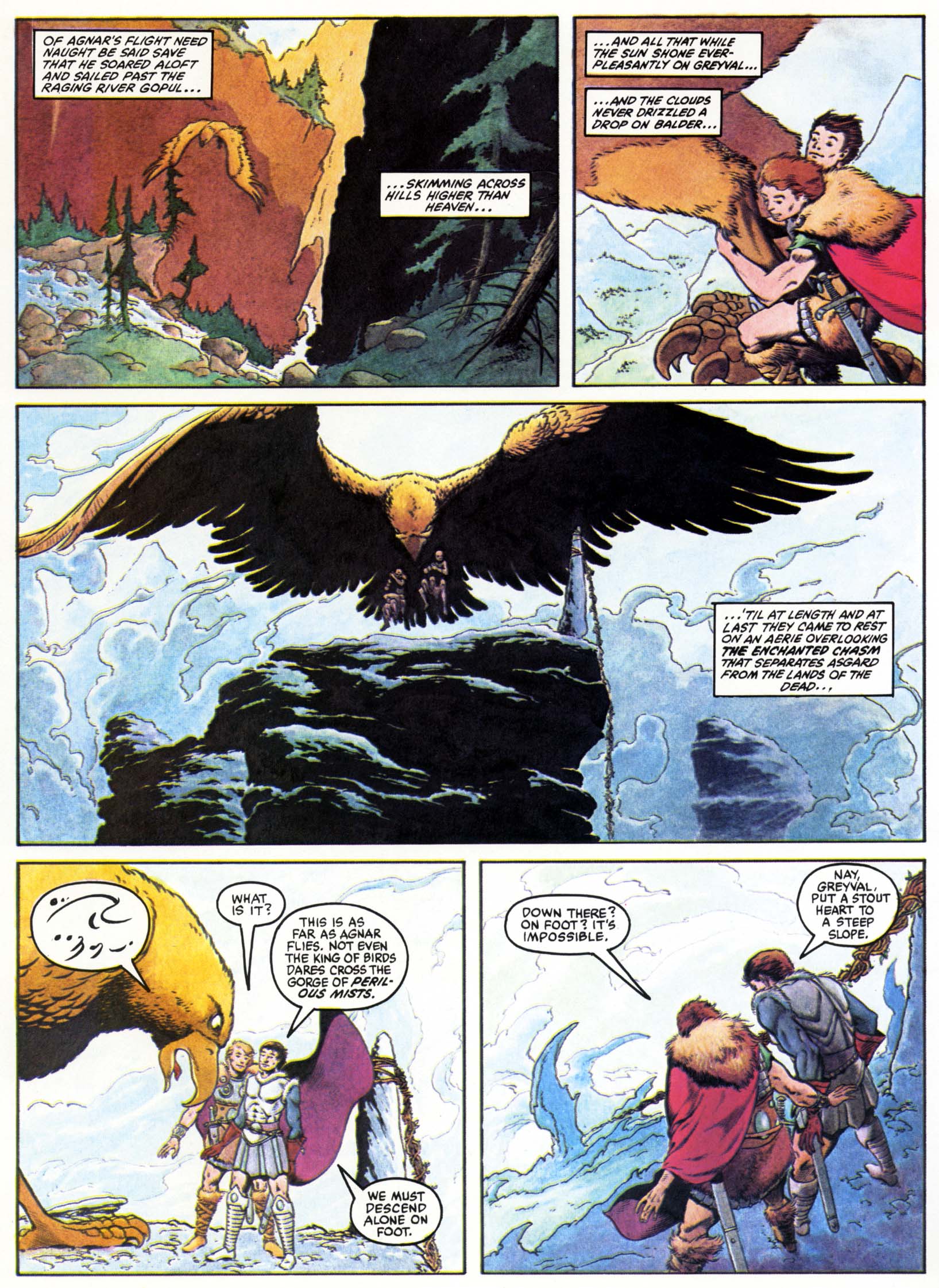 Read online Marvel Graphic Novel comic - Issue #15 - The Raven Banner