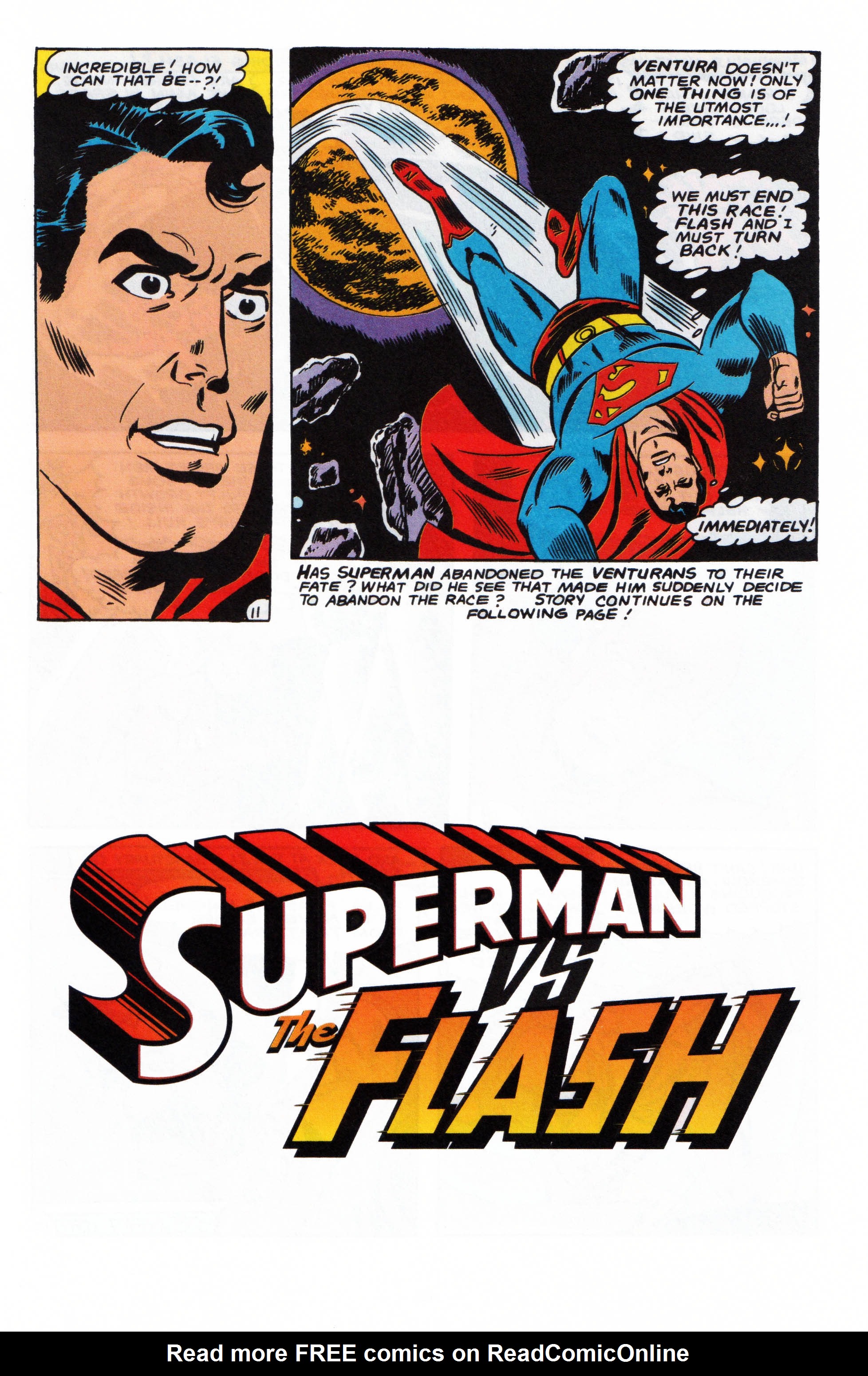 Read online Superman vs. Flash comic - Issue # TPB