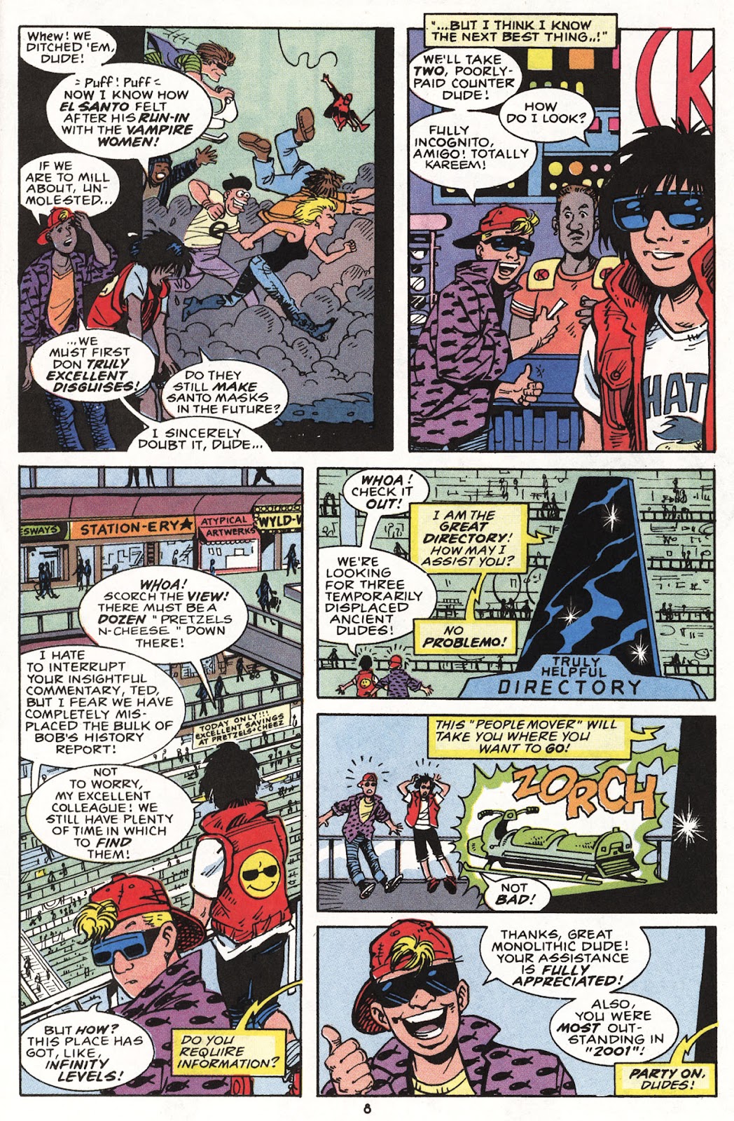 Read online Bill & Ted's Excellent Comic Book comic - Issue #8