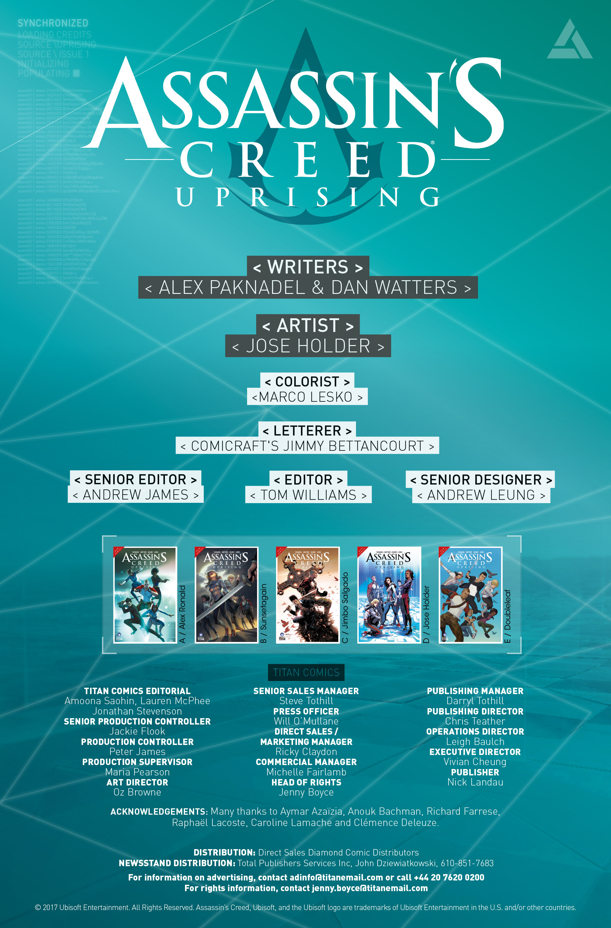Read online Assassin's Creed: Uprising comic - Issue #1