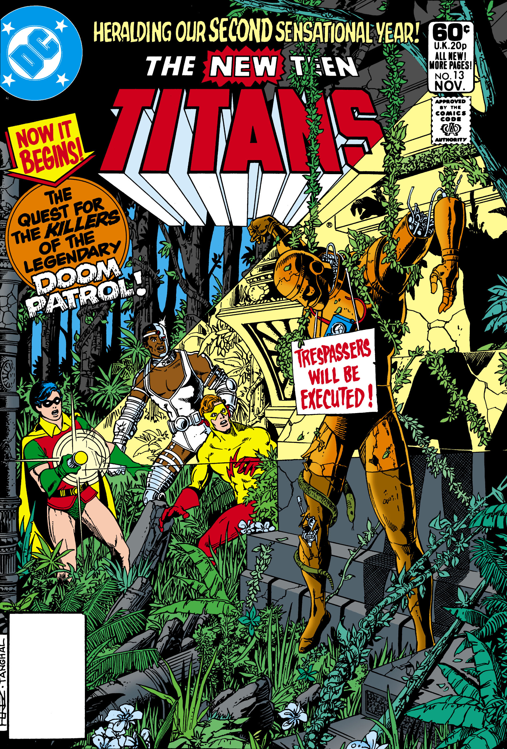 Read online The New Teen Titans (1980) comic - Issue #13
