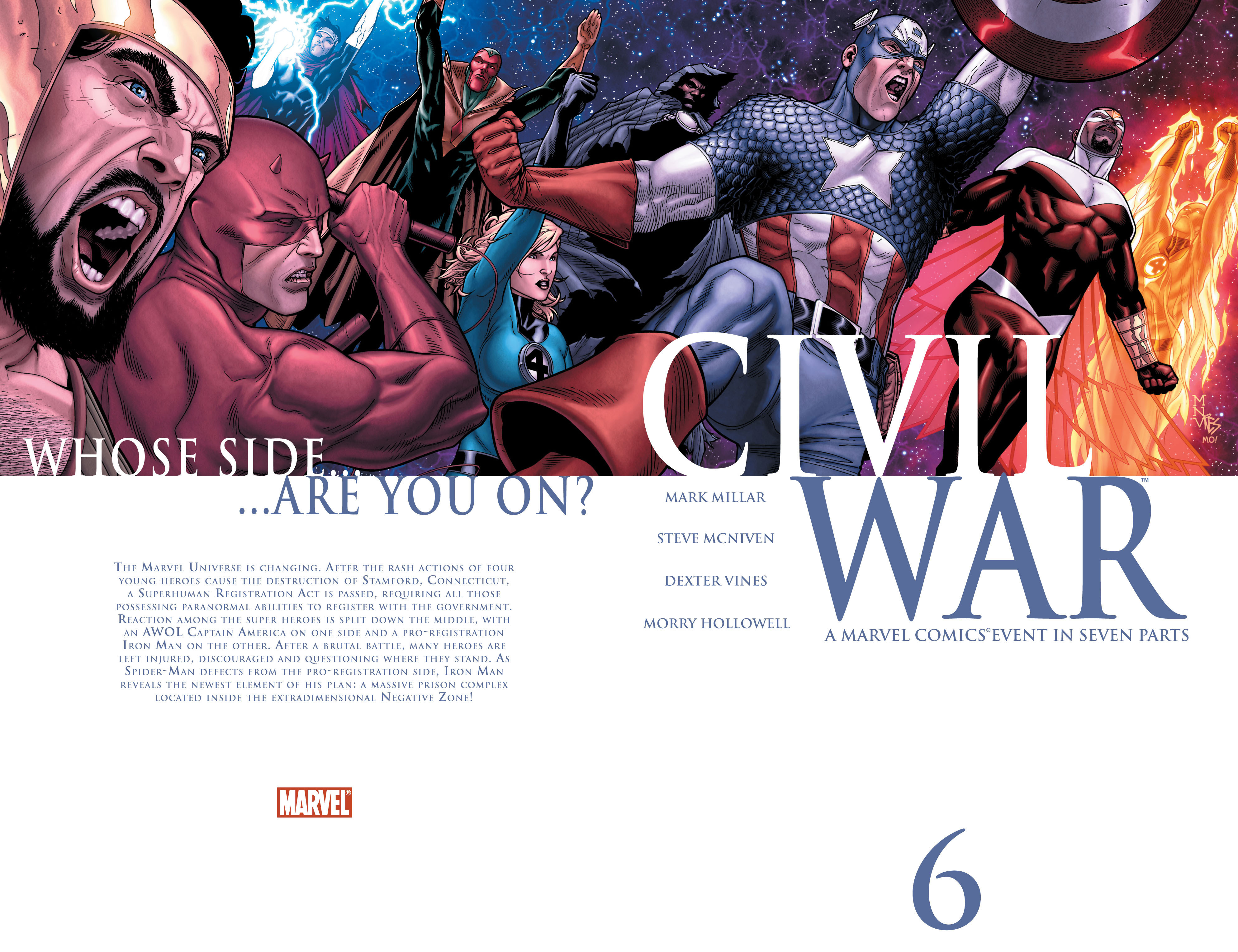 Read online Civil War (2006) comic - Issue #6