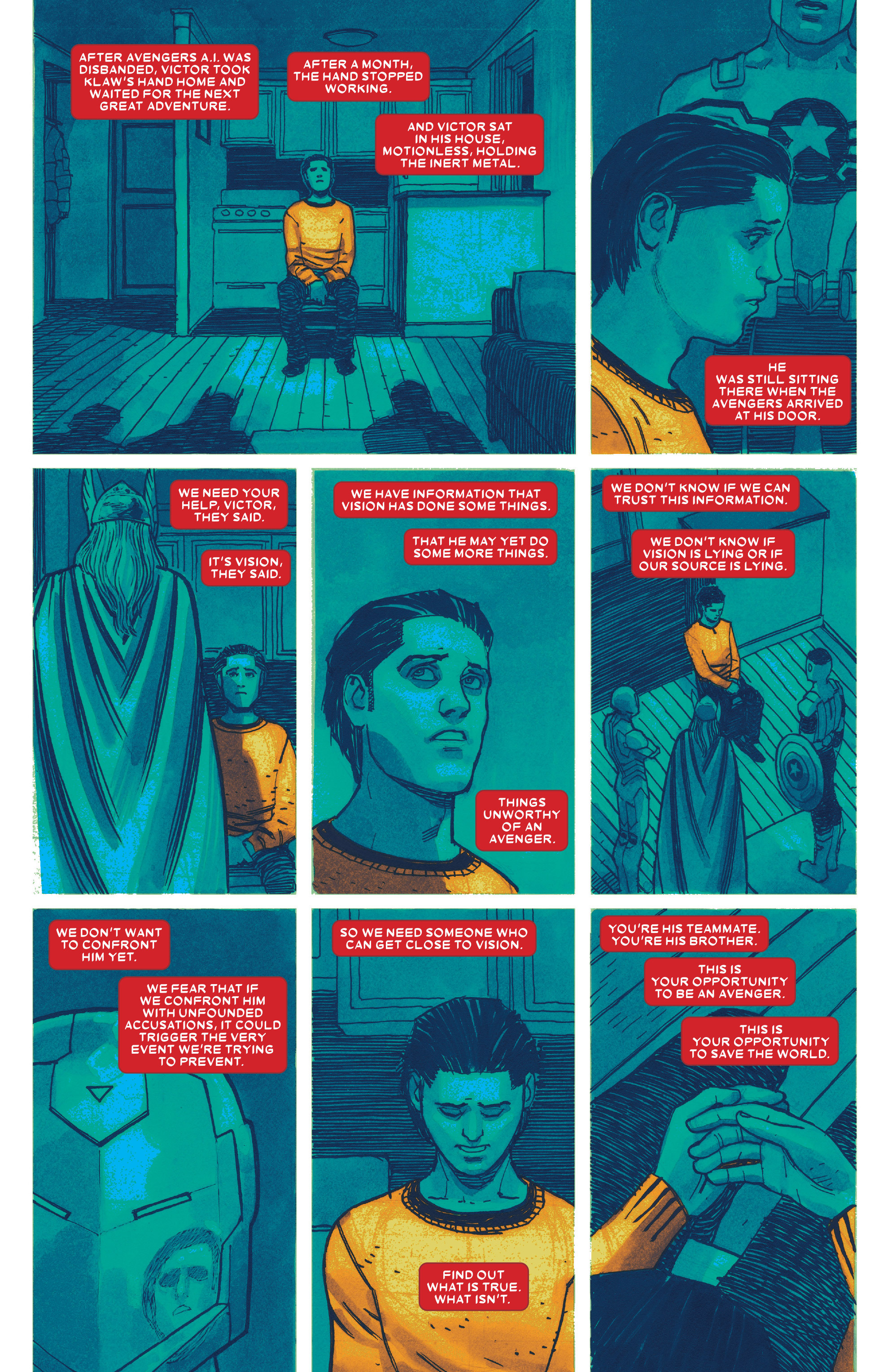 Read online Vision comic - Issue #9