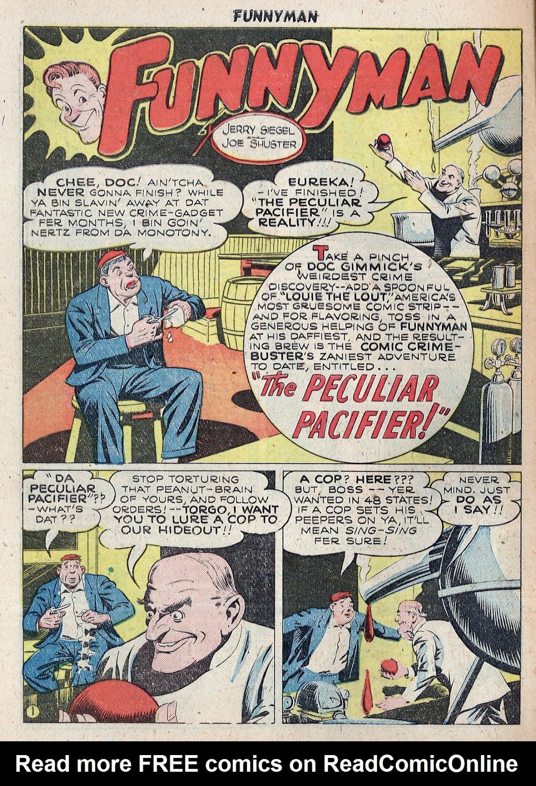 Read online Funnyman comic - Issue #5