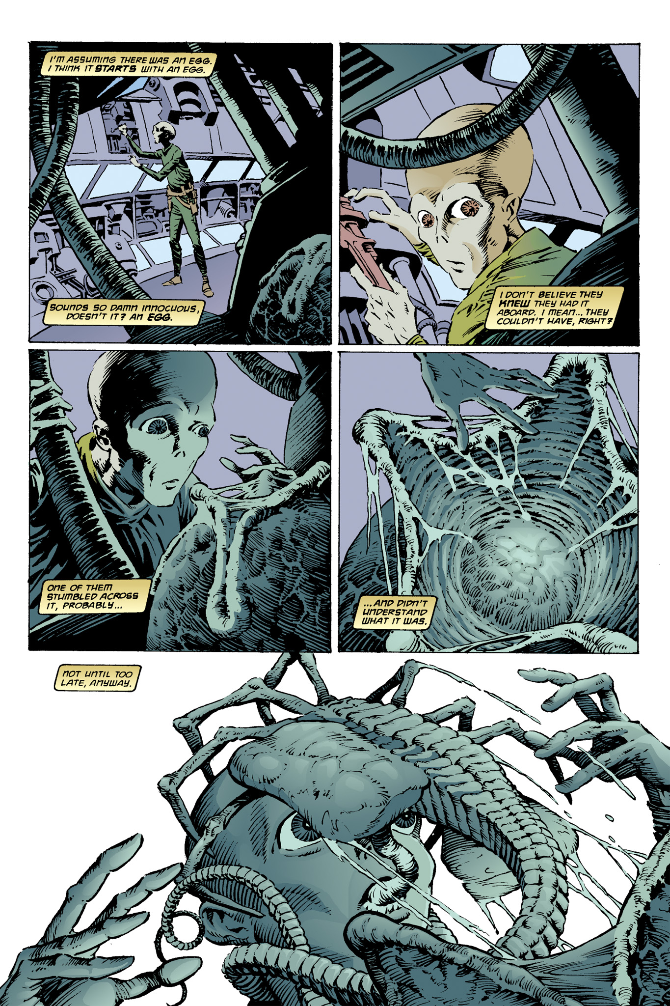 Read online Aliens: Incubation/Lucky/Taste comic - Issue # Full