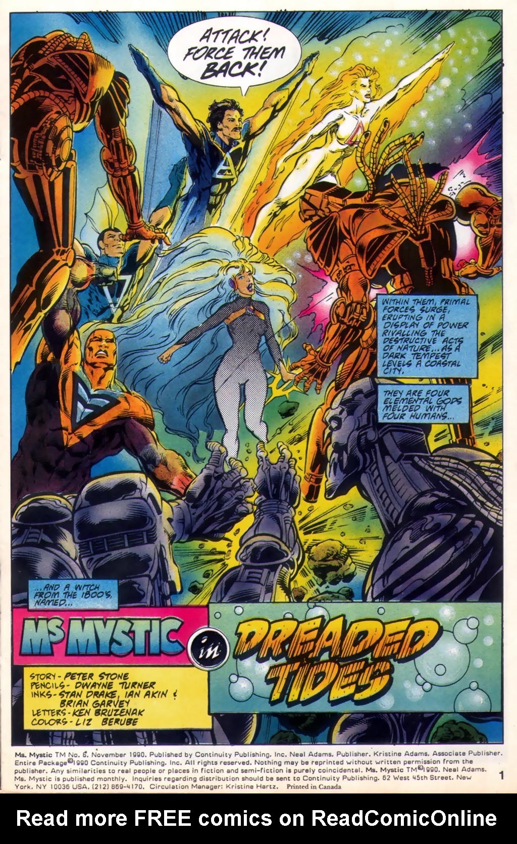 Read online Ms. Mystic (1987) comic - Issue #6