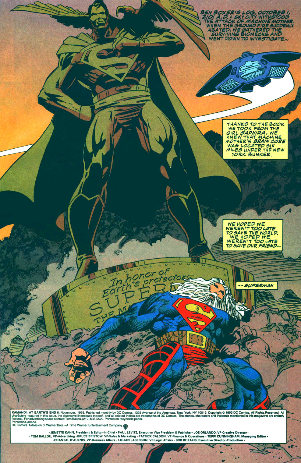 Superman At Earths End