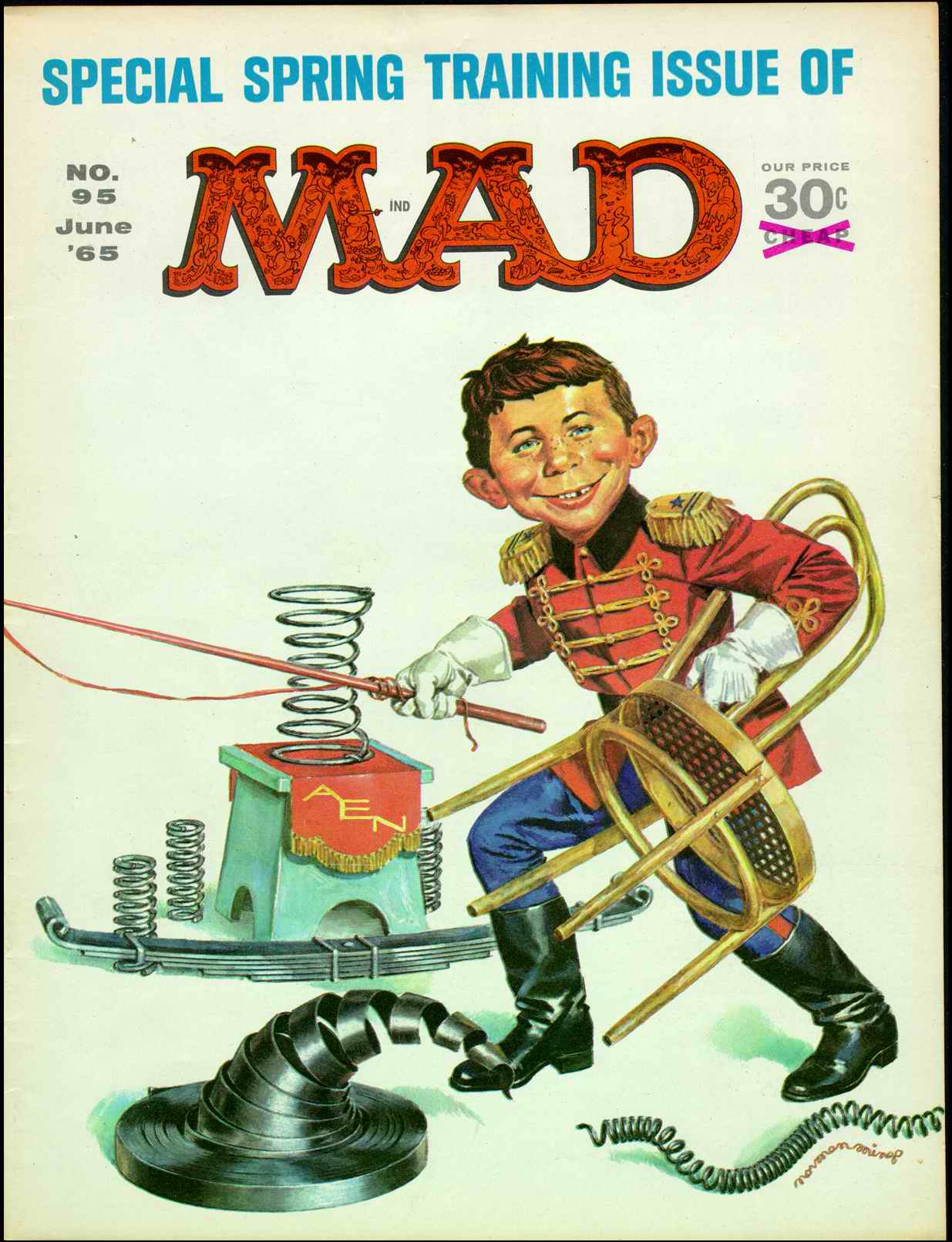 Read online MAD comic - Issue #95