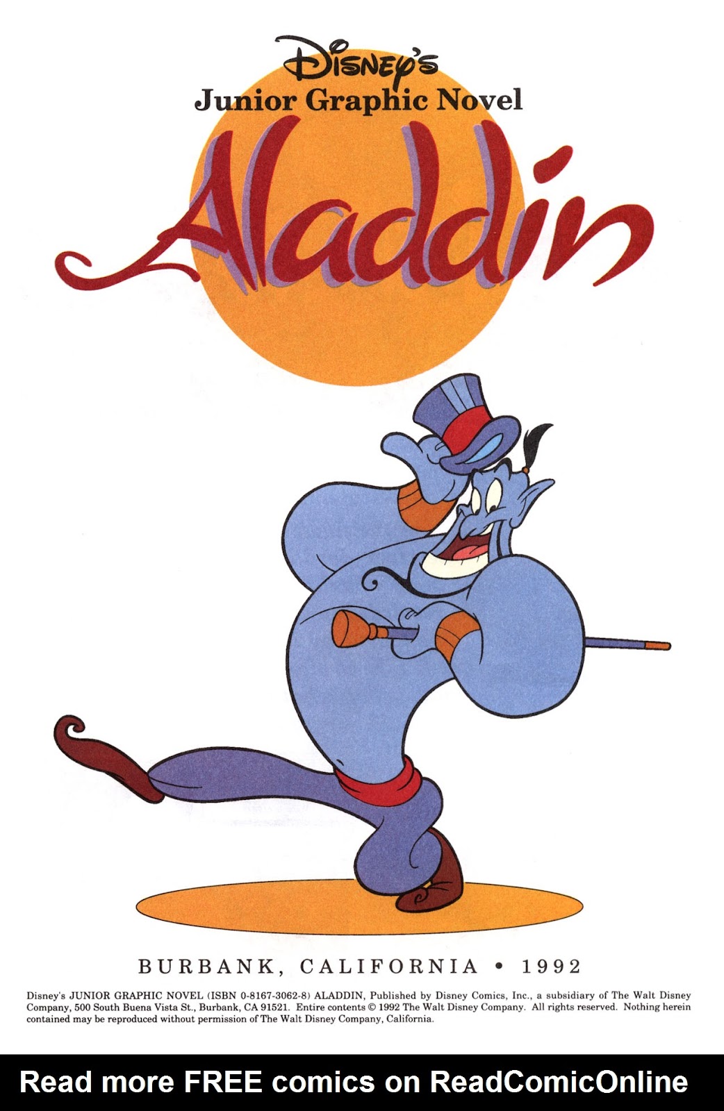 Read online Disney's Junior Graphic Novel Aladdin comic - Issue # Full