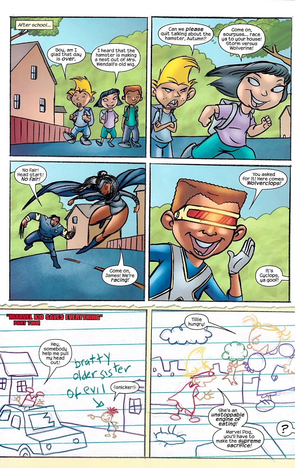 Read online Marvelous Adventures of Gus Beezer comic - Issue # X-Men