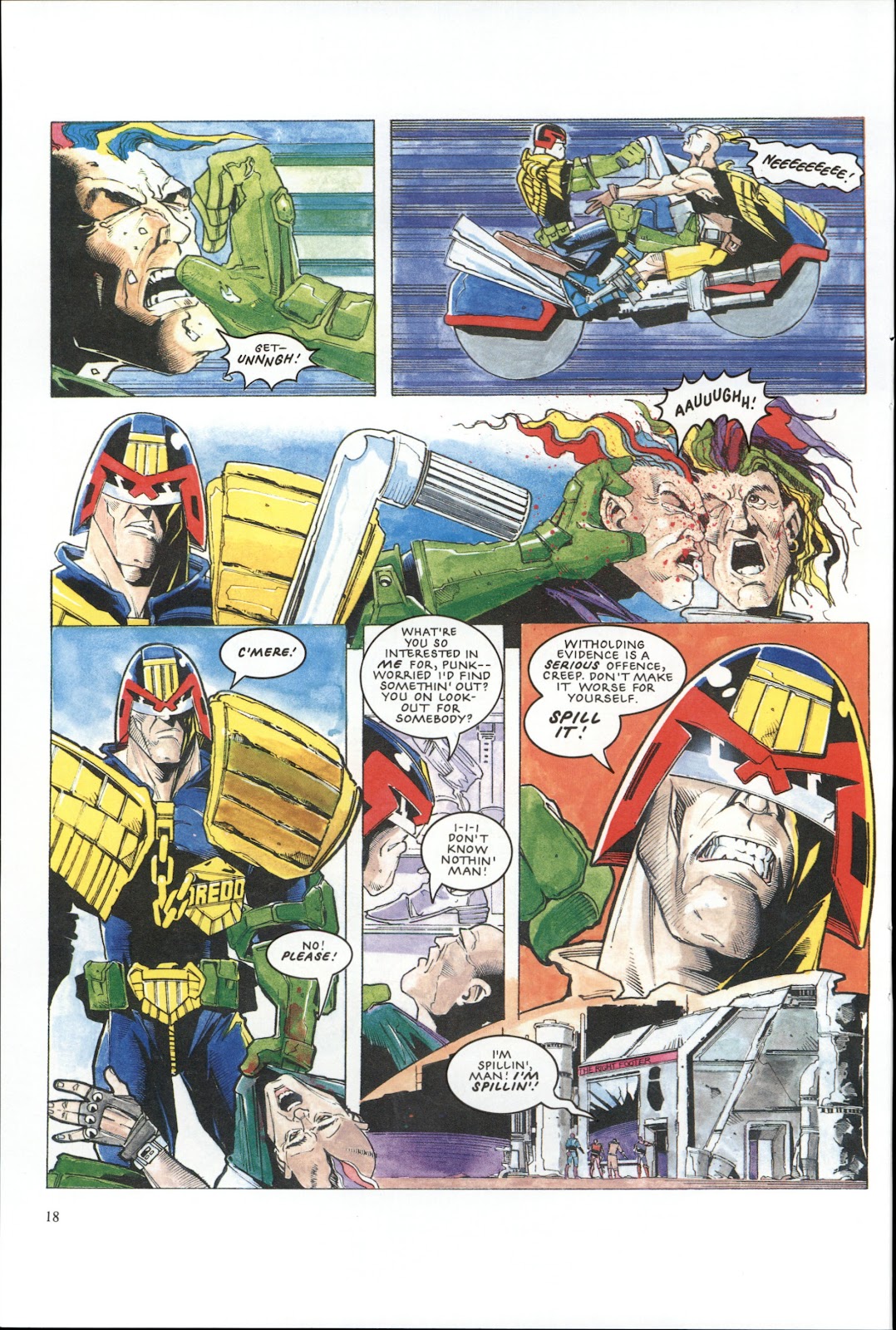 Read online Dredd Rules! comic - Issue #16