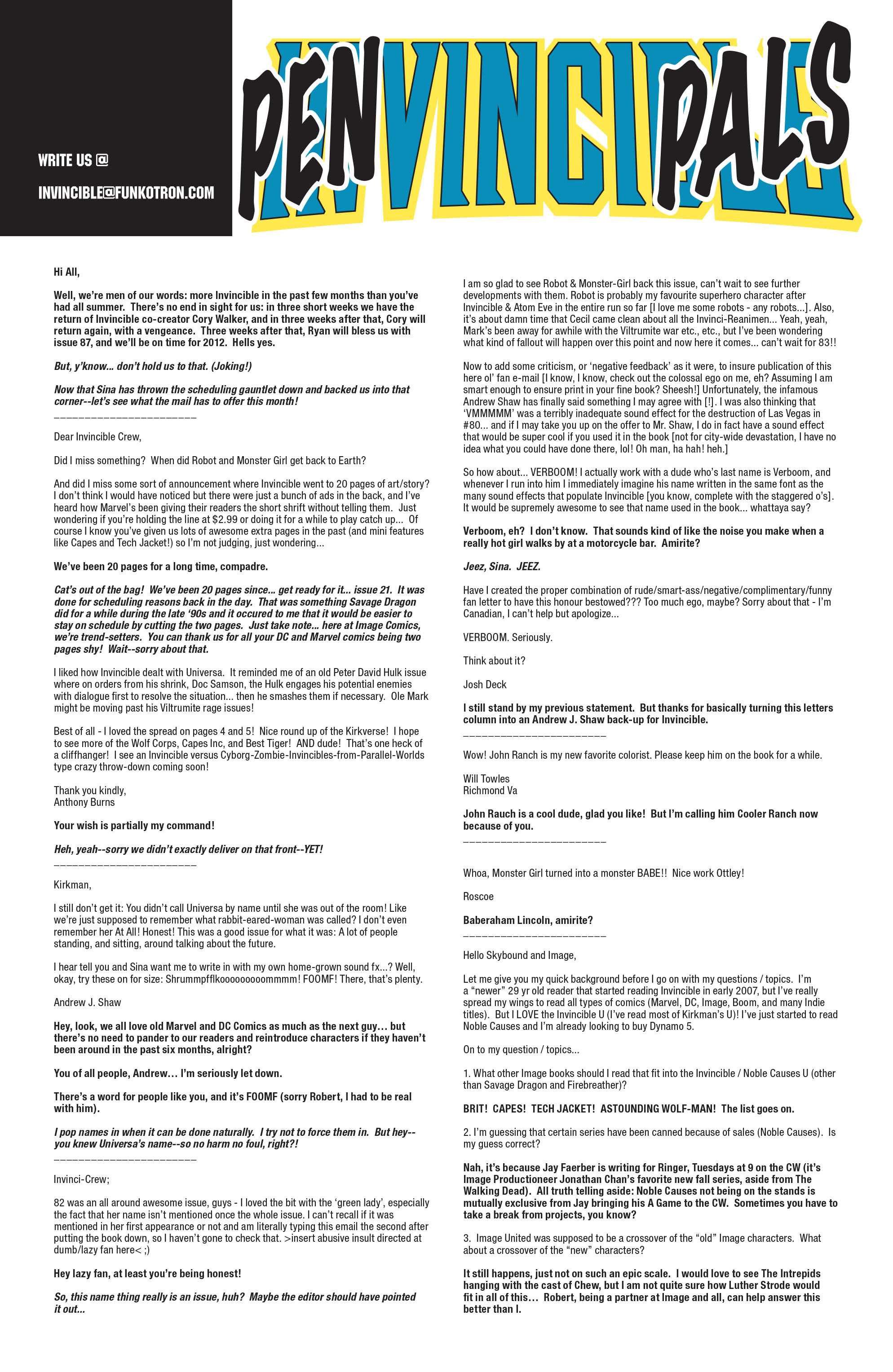 Read online Invincible comic - Issue #84