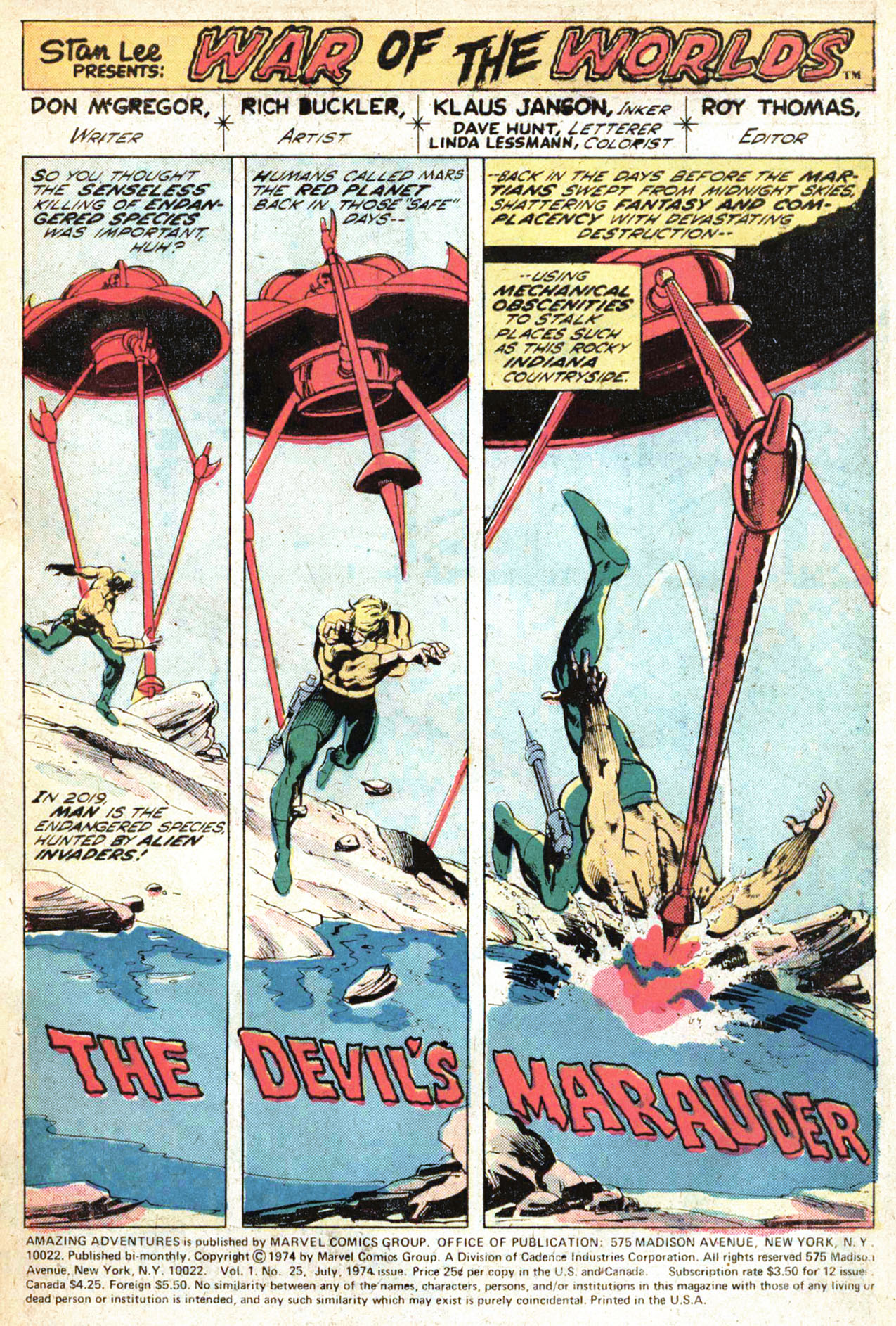 Read online Amazing Adventures (1970) comic - Issue #25