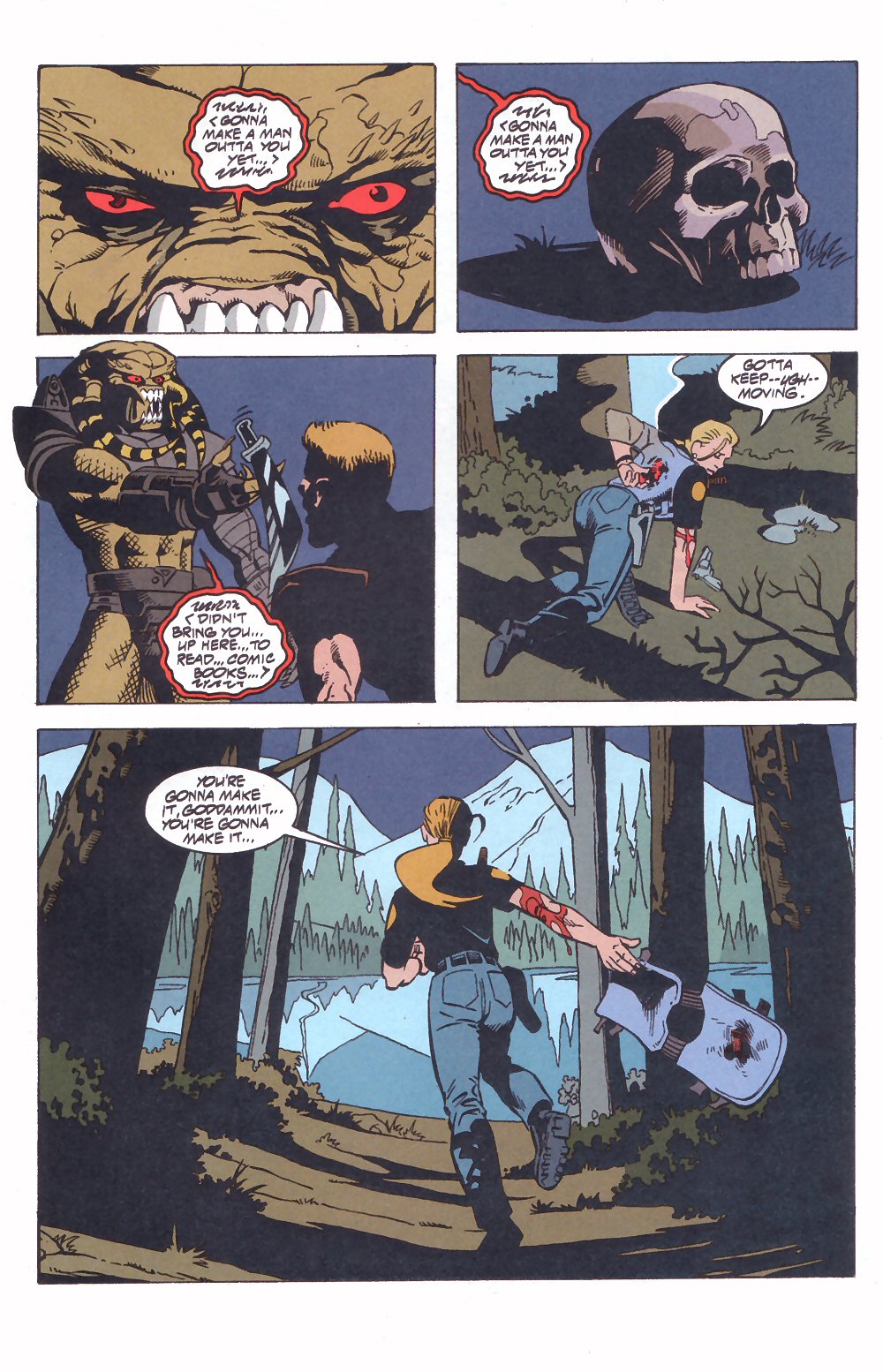 Read online Predator: Kindred comic - Issue #4