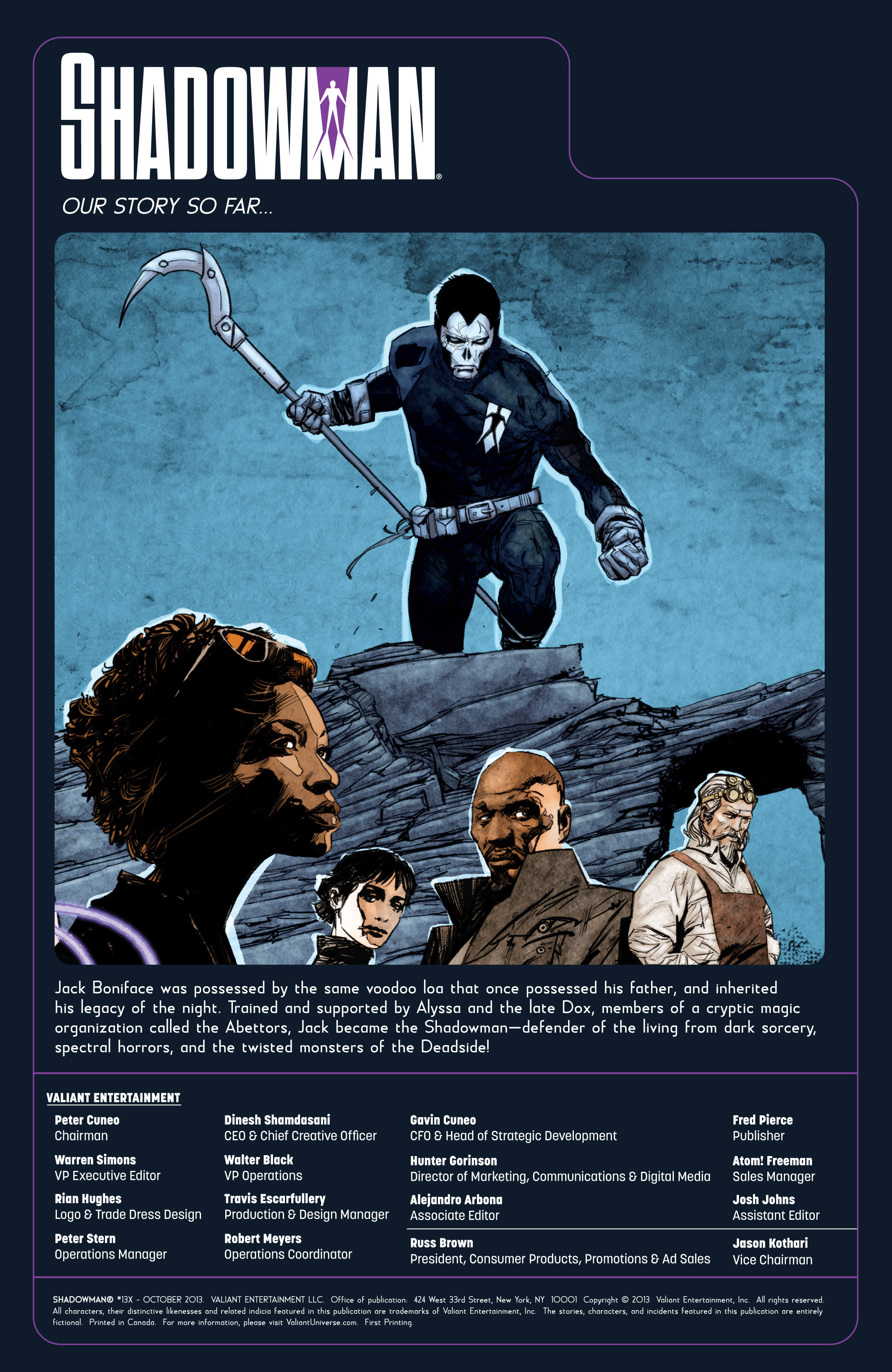 Read online Shadowman (2012) comic - Issue #13X