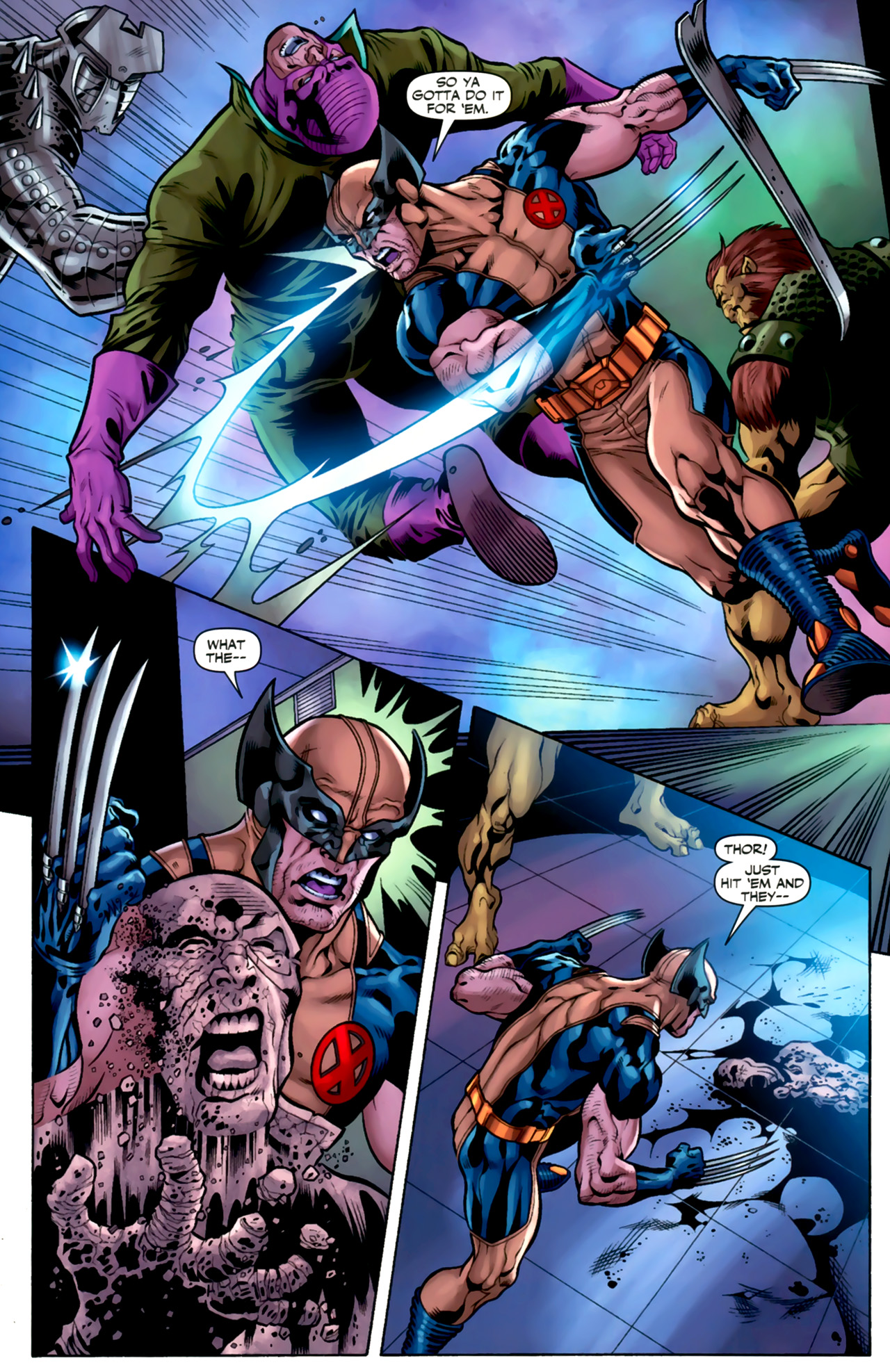 Read online Wolverine vs. Thor comic - Issue #3