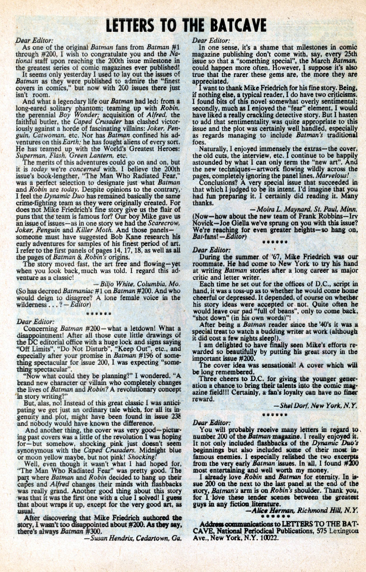 Read online Batman (1940) comic - Issue #204