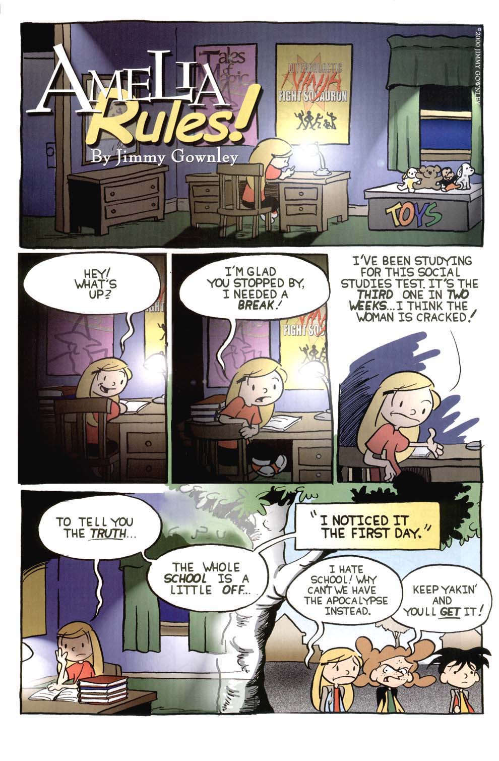 Read online Amelia Rules! comic - Issue #2