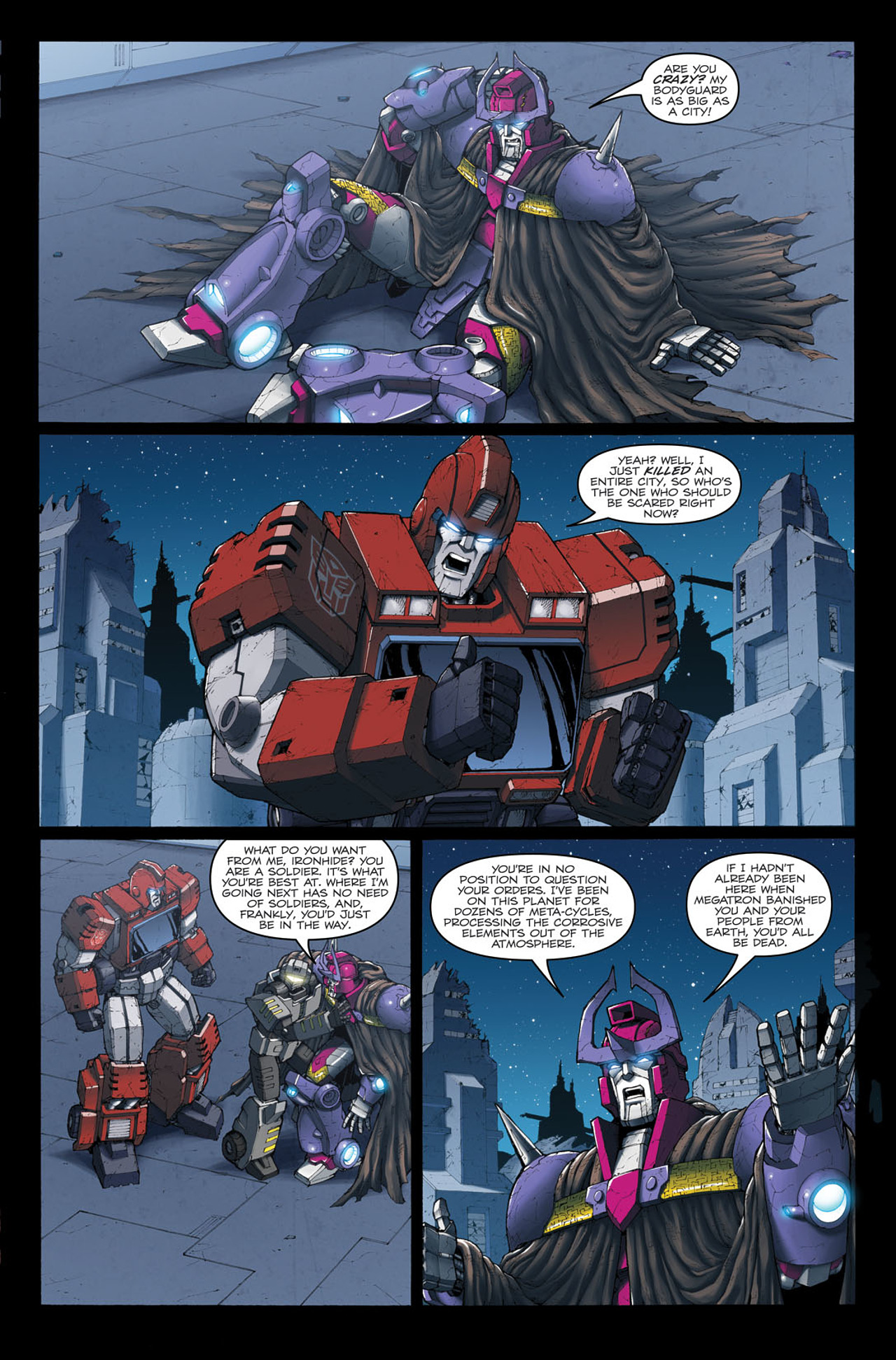 Read online The Transformers: Ironhide comic - Issue #4