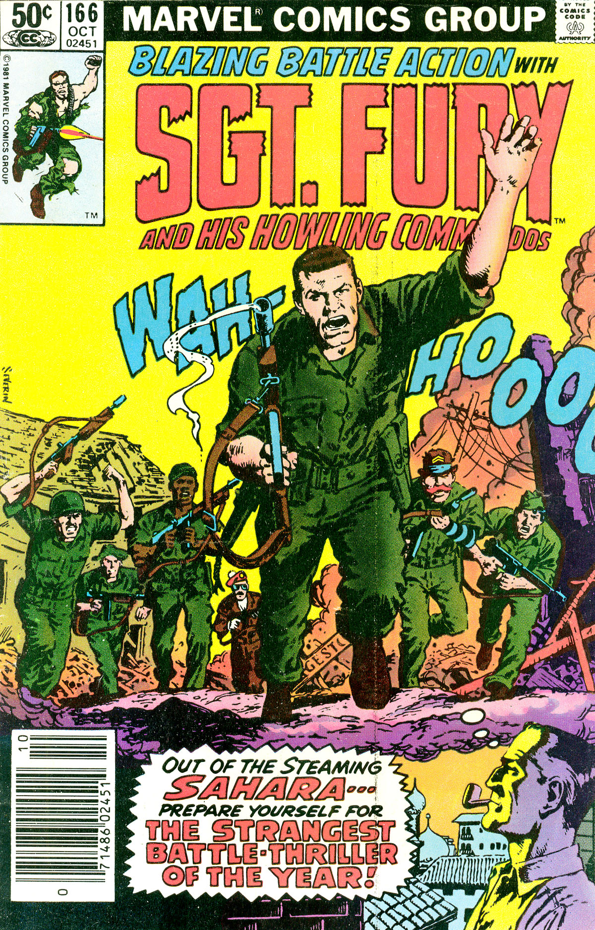 Read online Sgt. Fury comic - Issue #166
