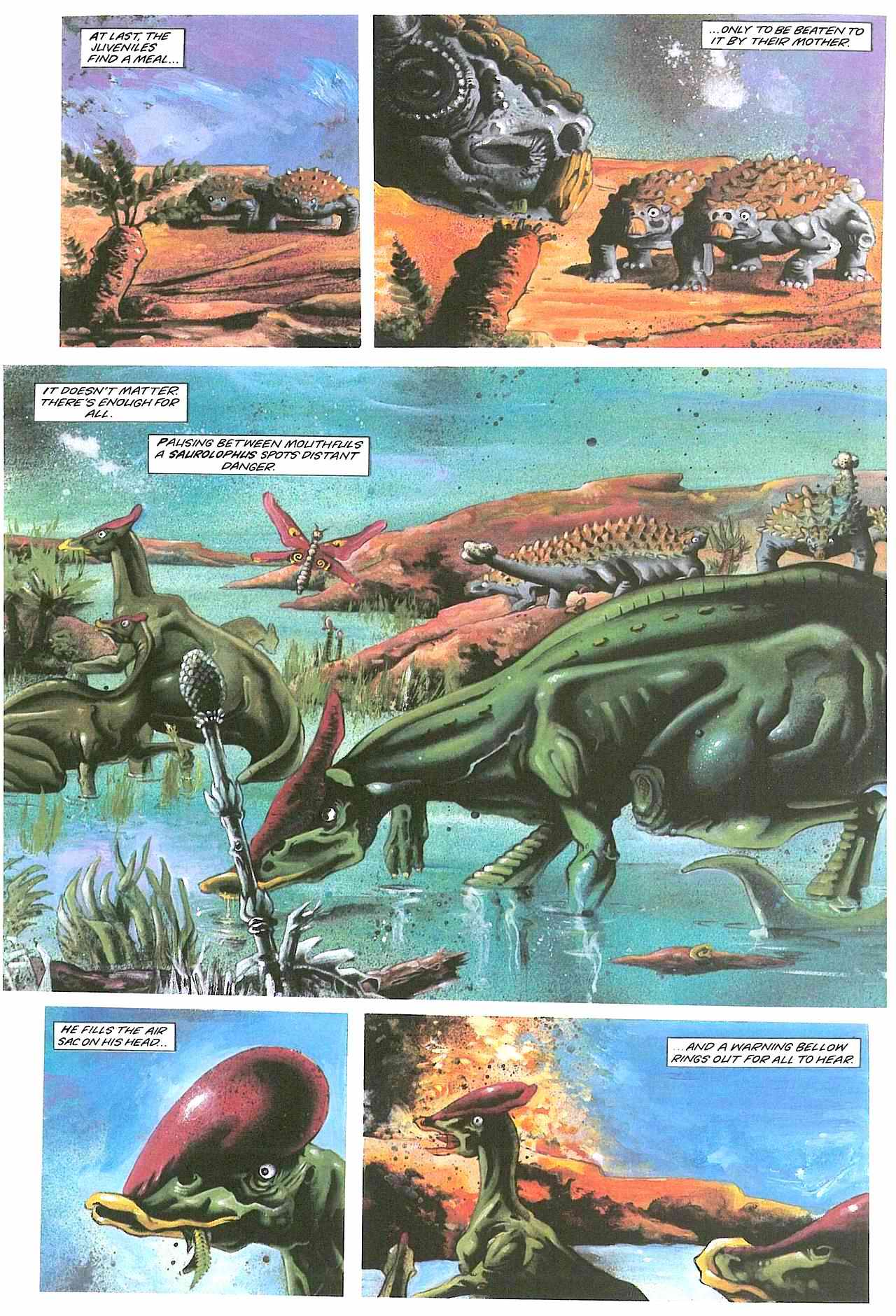 Read online Dinosaurs, A Celebration comic - Issue #4
