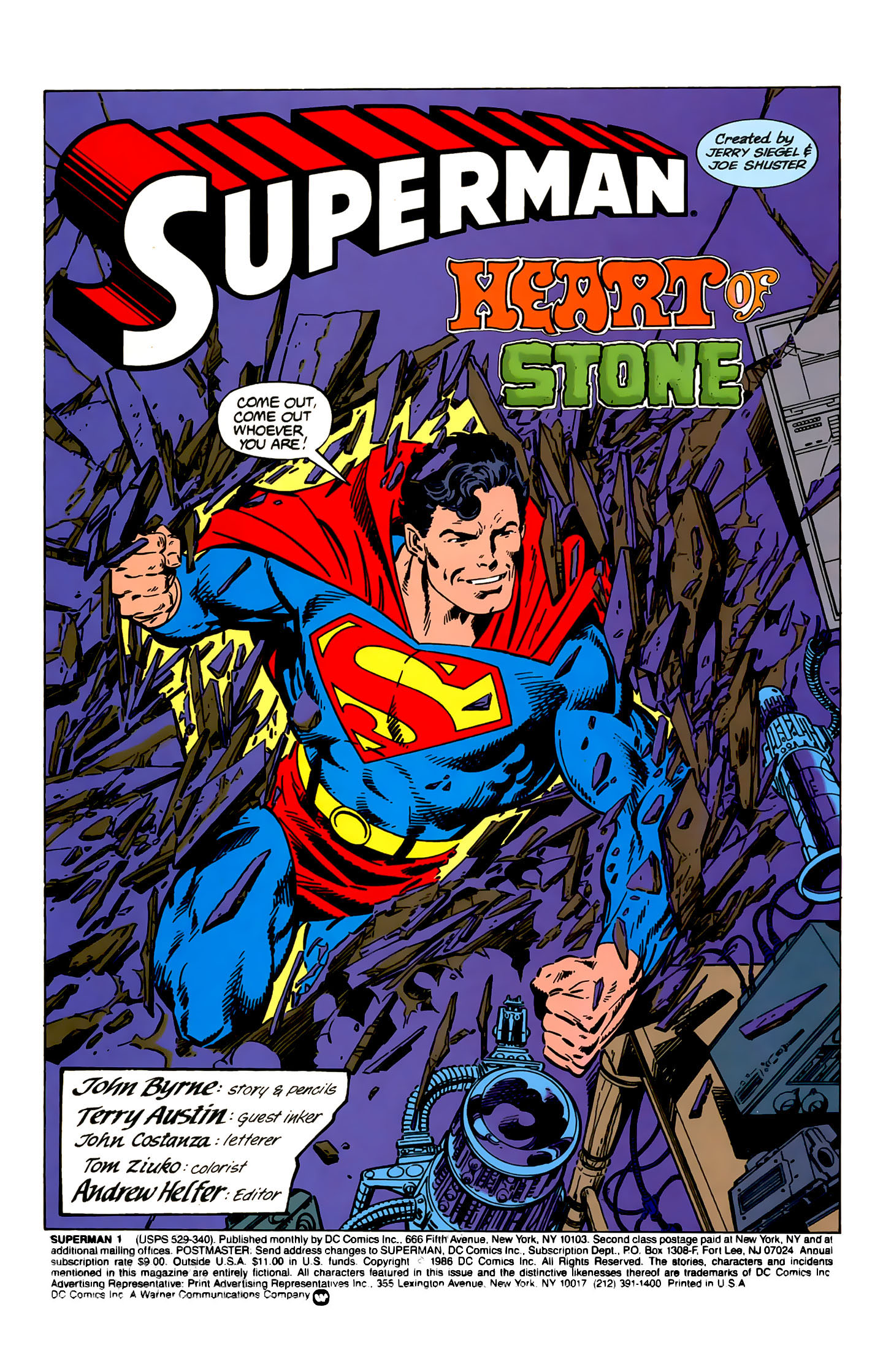 Read online Superman (1987) comic - Issue #1