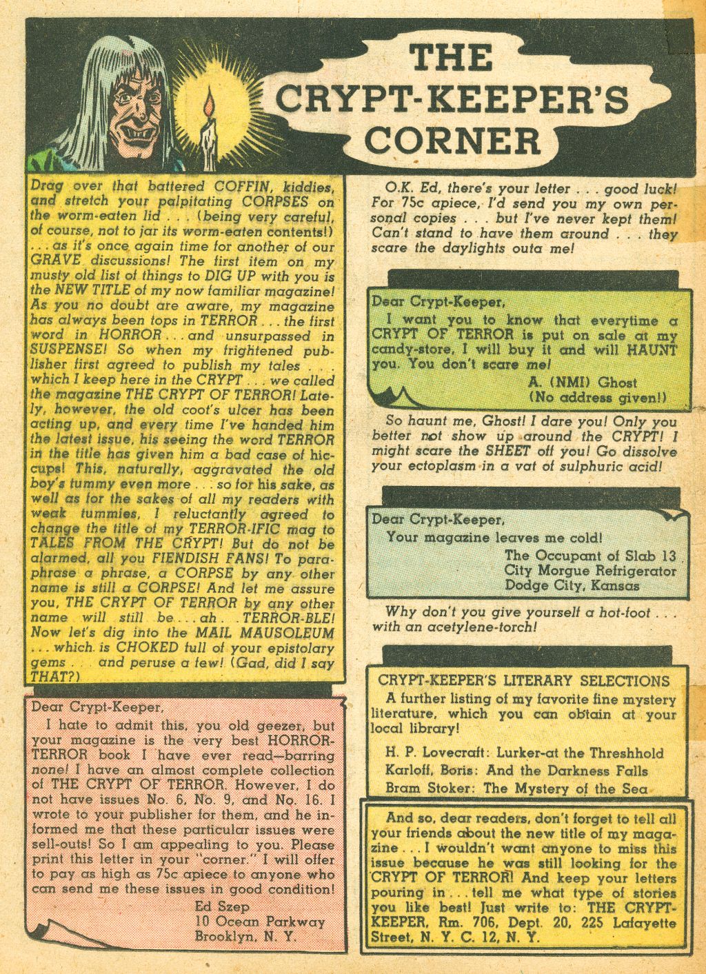 Read online Tales From The Crypt (1950) comic - Issue #20