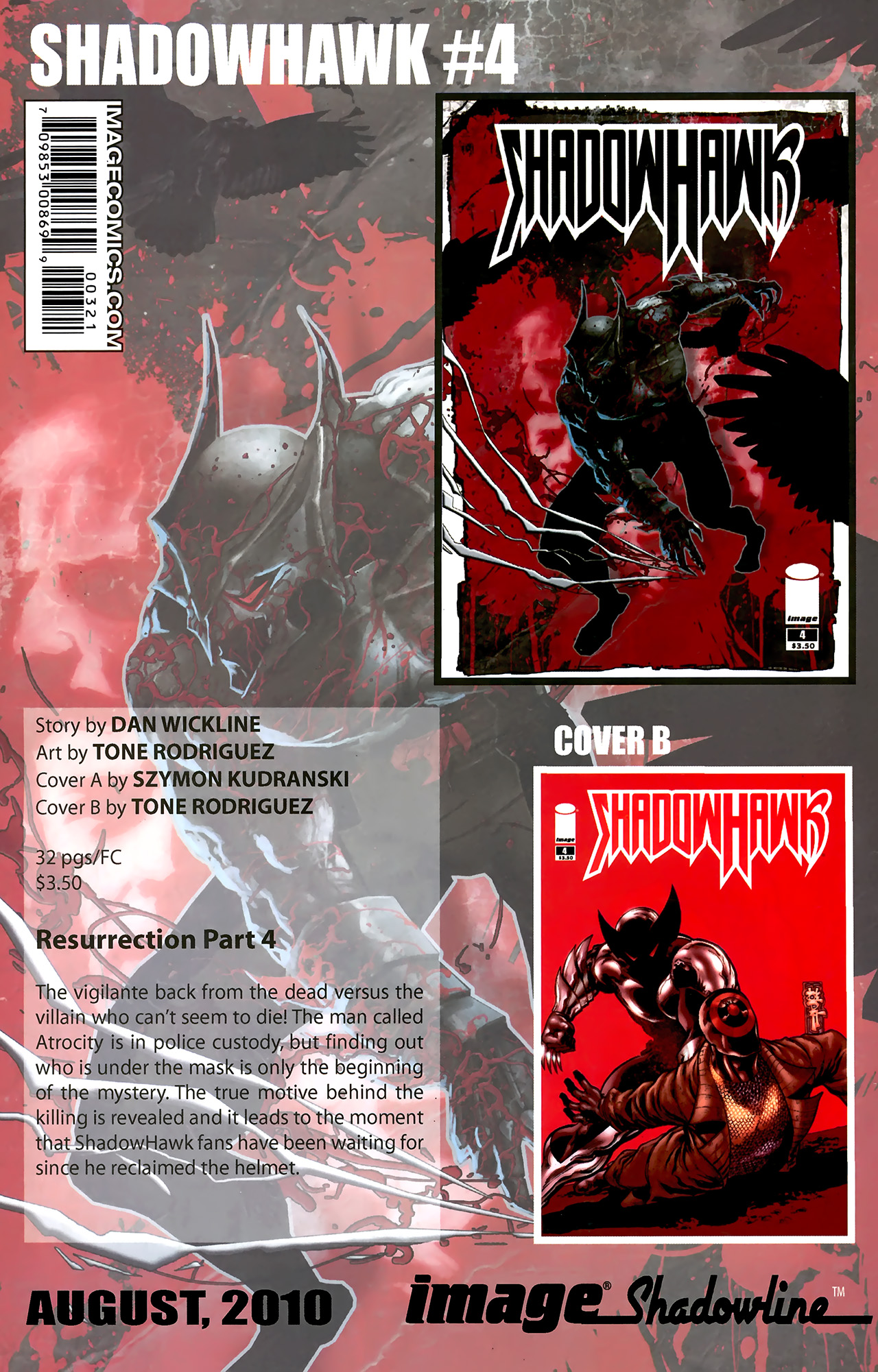 Read online ShadowHawk (2010) comic - Issue #3