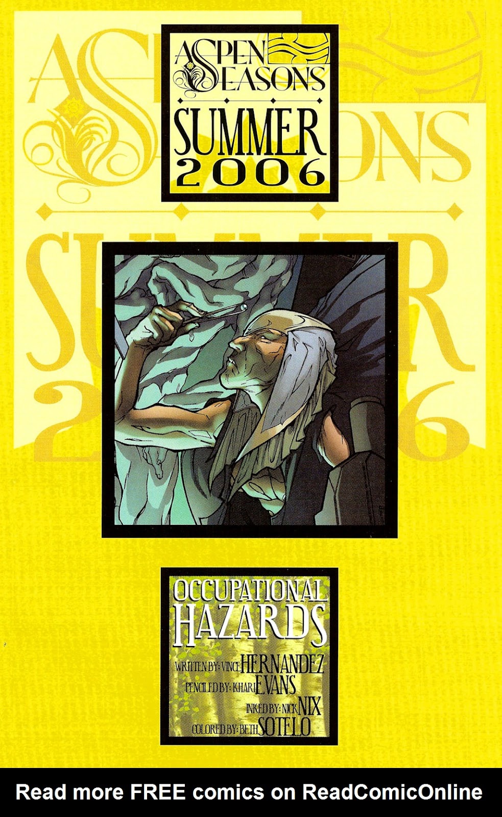 Read online Aspen Seasons comic - Issue # Issue Summer 2006
