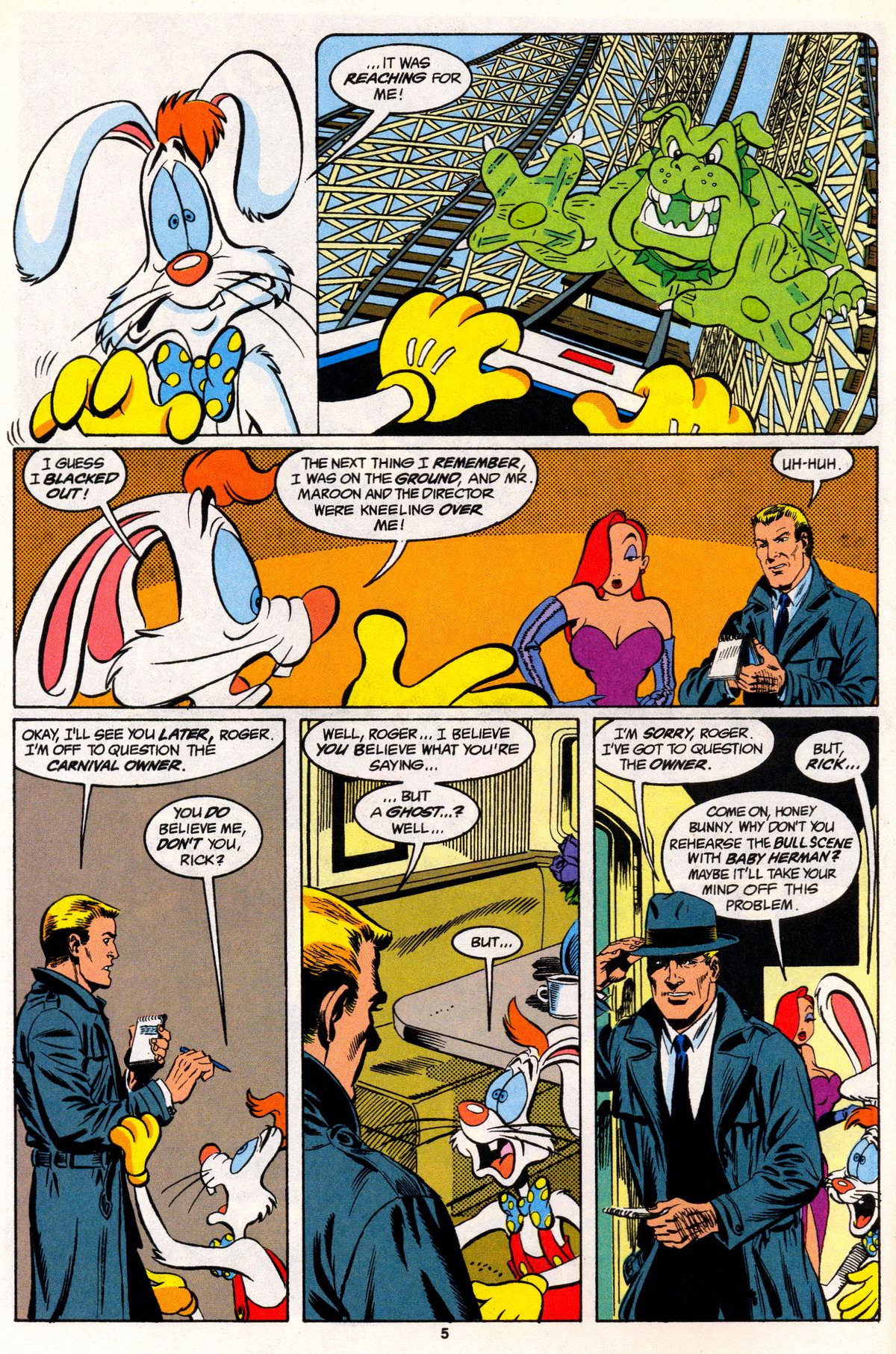 Read online Roger Rabbit comic - Issue #3