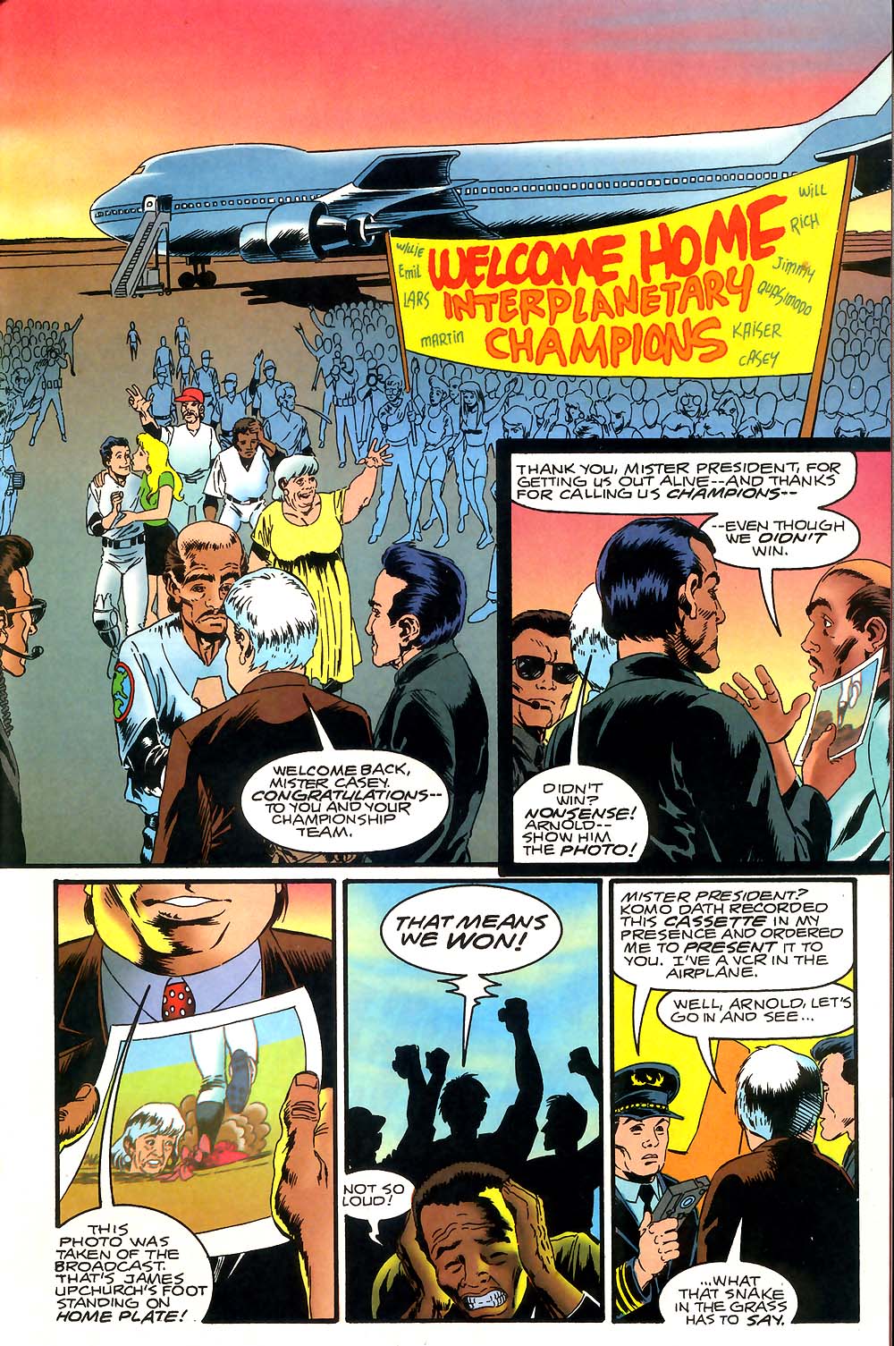 Read online Mars Attacks Baseball Special comic - Issue # Full